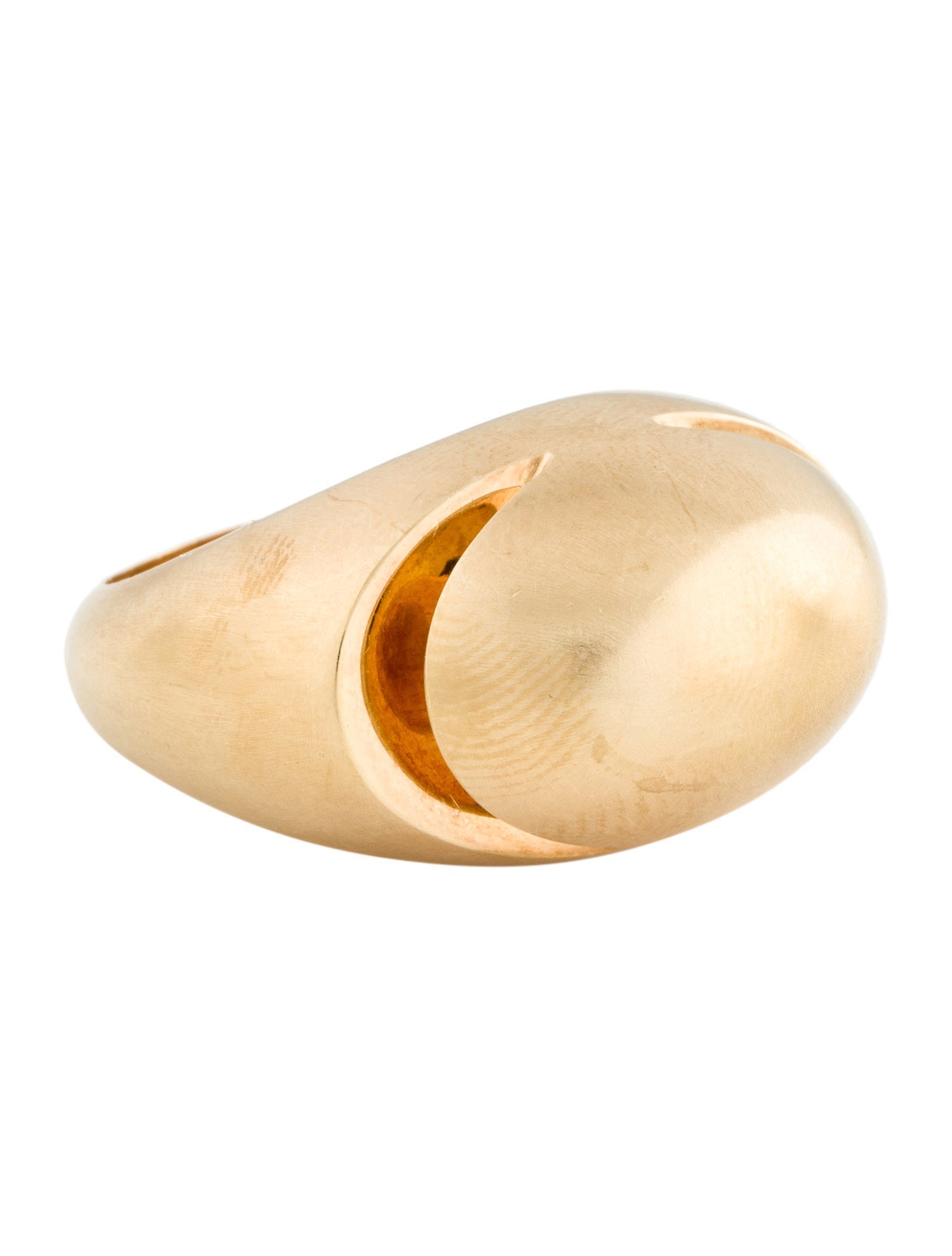 Bvlgari 18K Cabochon Cocktail Ring - 18K Yellow Gold Band, Rings ...
