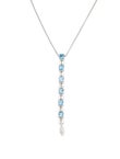 Messika 18K Diamond Move 10th Small Pendant Necklace - Rhodium-Plated 18K White Gold Pendant ...