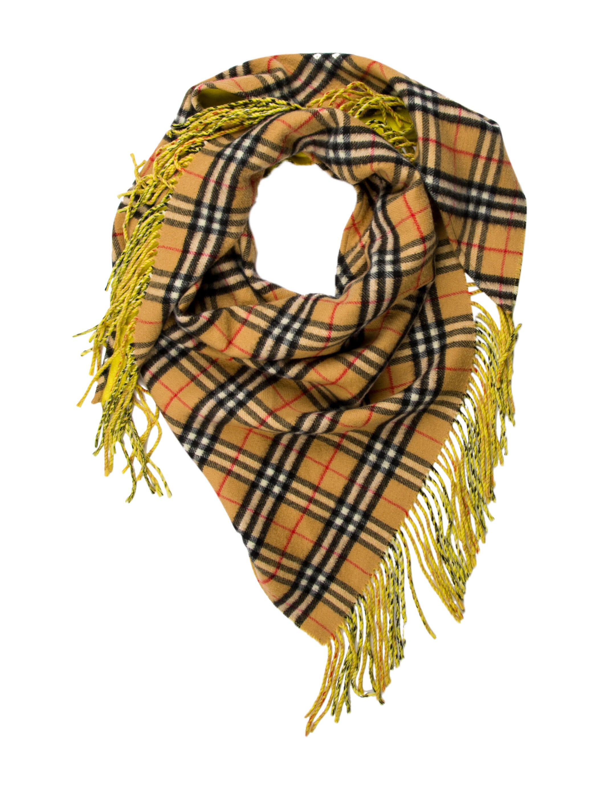 Burberry Check Bandana Scarf - Neutrals Scarves, Accessories ...