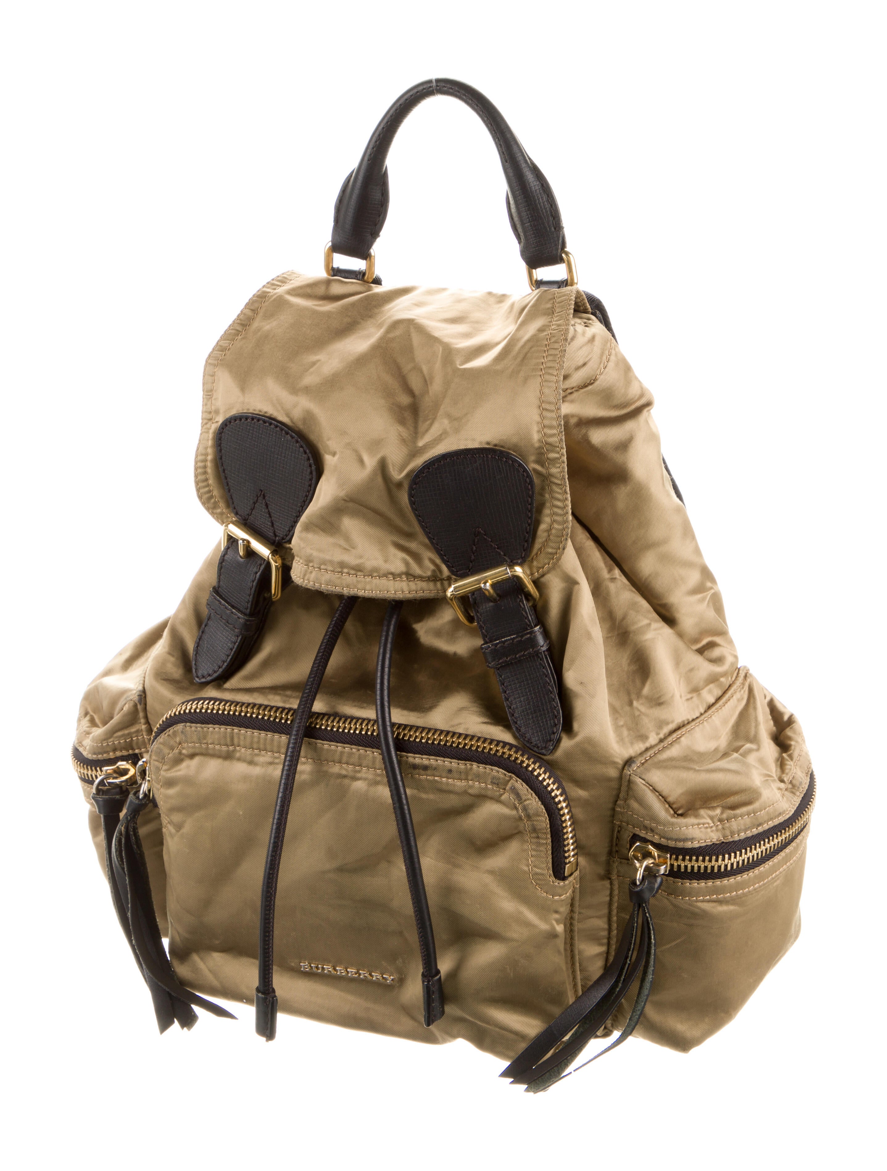Burberry Rucksack Satin Backpack - Gold Backpacks, Handbags - BUR306313 ...