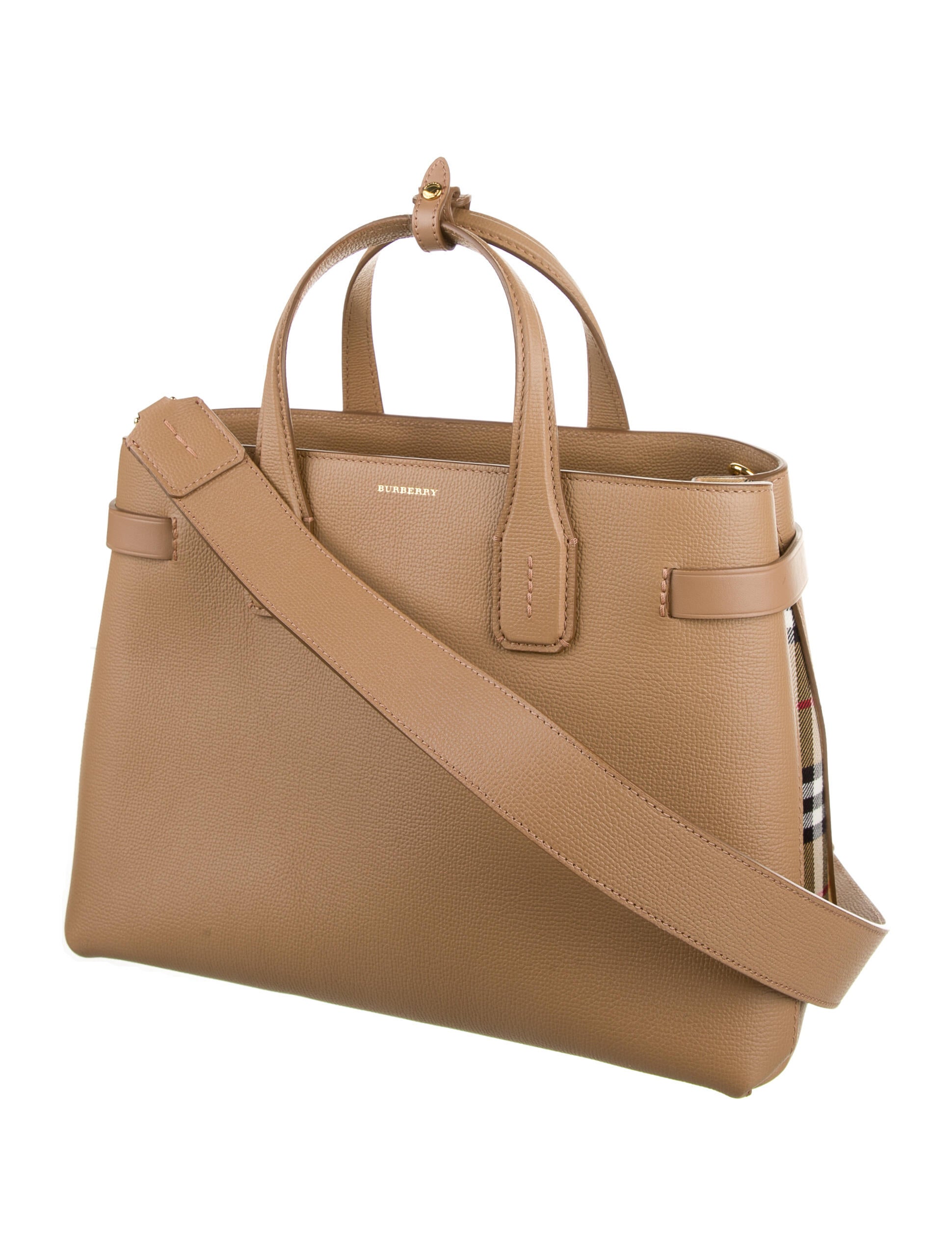 Burberry Leather Shoulder Bag - Brown Shoulder Bags, Handbags ...