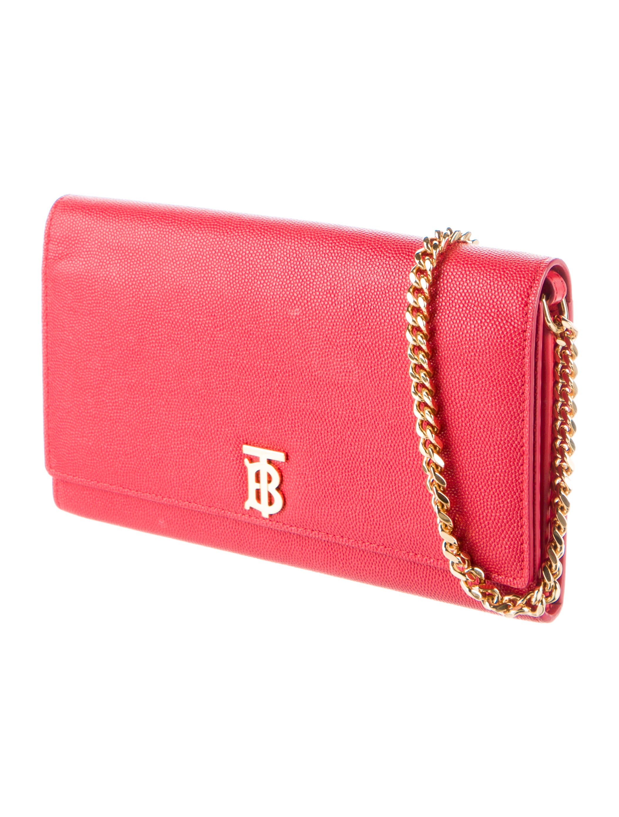 Burberry Hannah Wallet On Chain - Red Shoulder Bags, Handbags ...