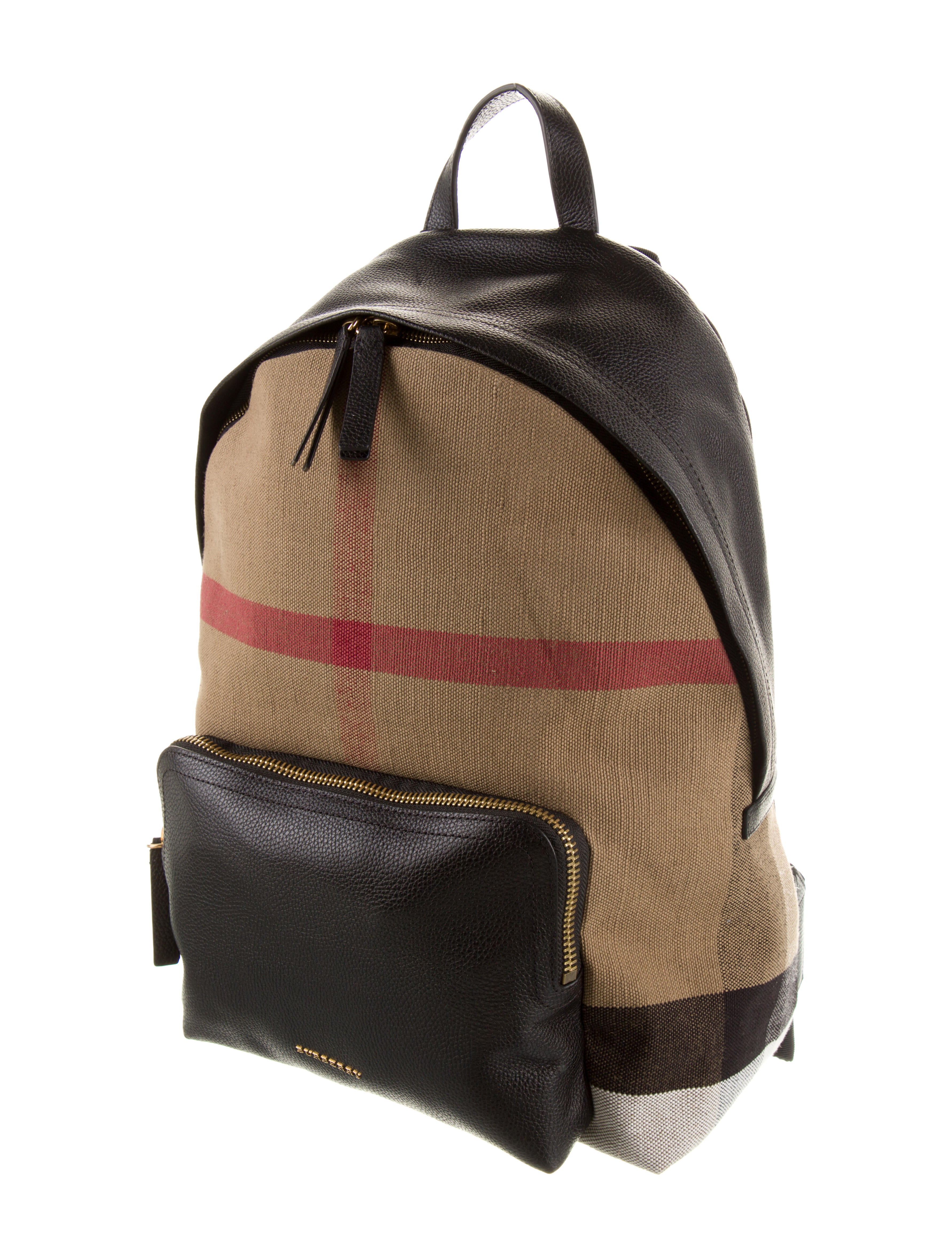 Burberry House Check Abbeydale Backpack - Brown Backpacks, Handbags ...