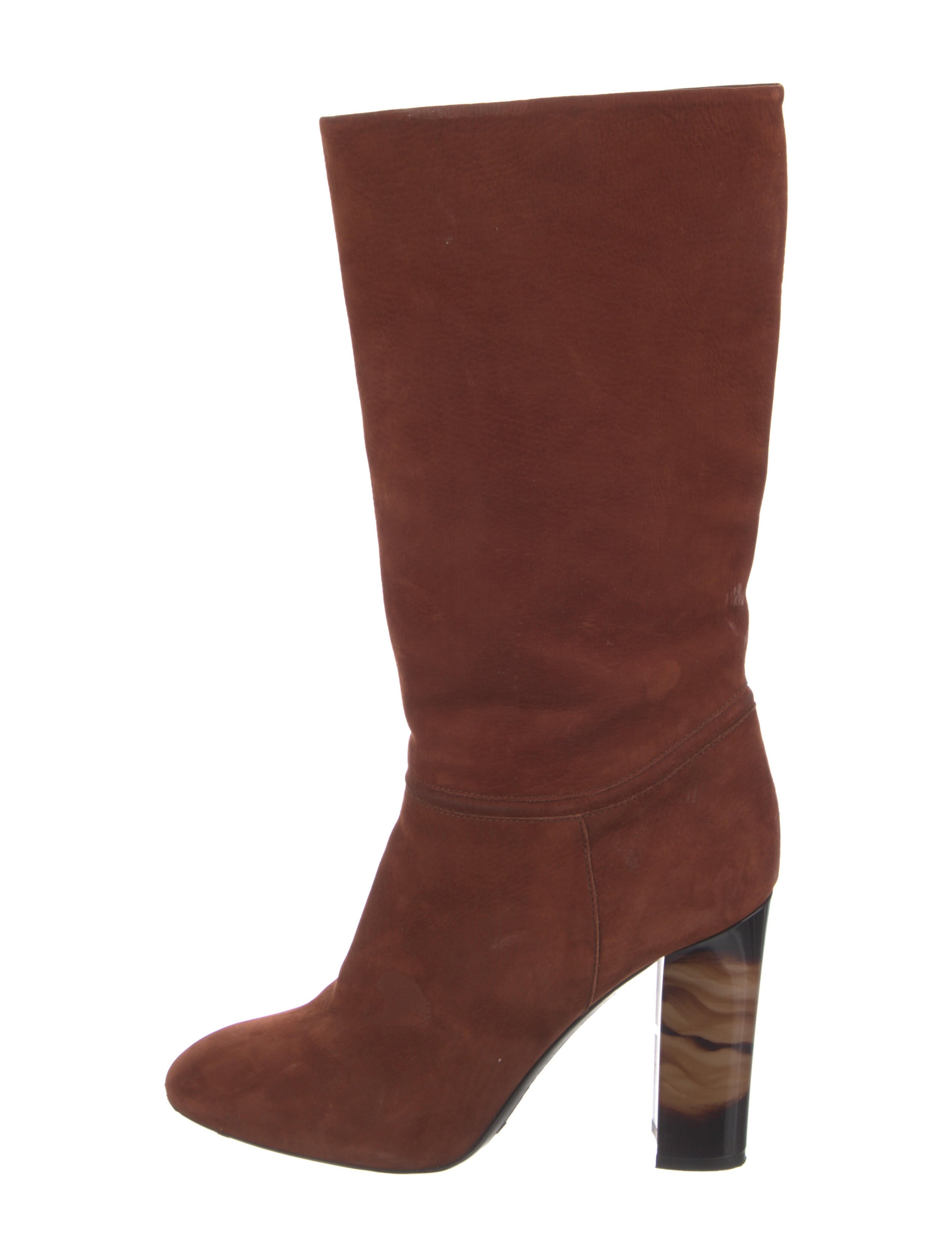 Burberry Suede Boots - Brown Boots, Shoes - BUR315386 | The RealReal