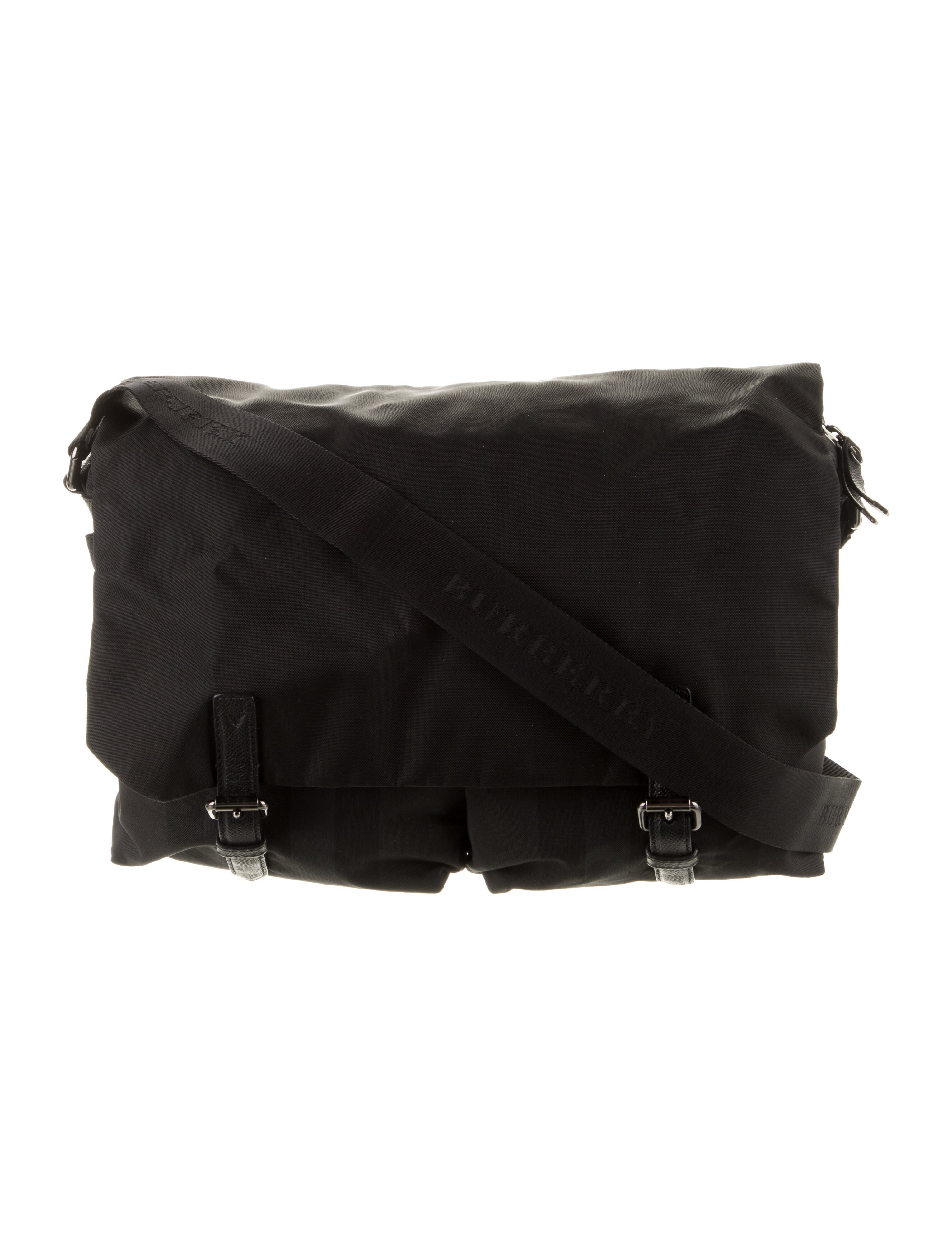 Burberry Check Coated Canvas Messenger Bag - Brown Messenger Bags, Bags ...