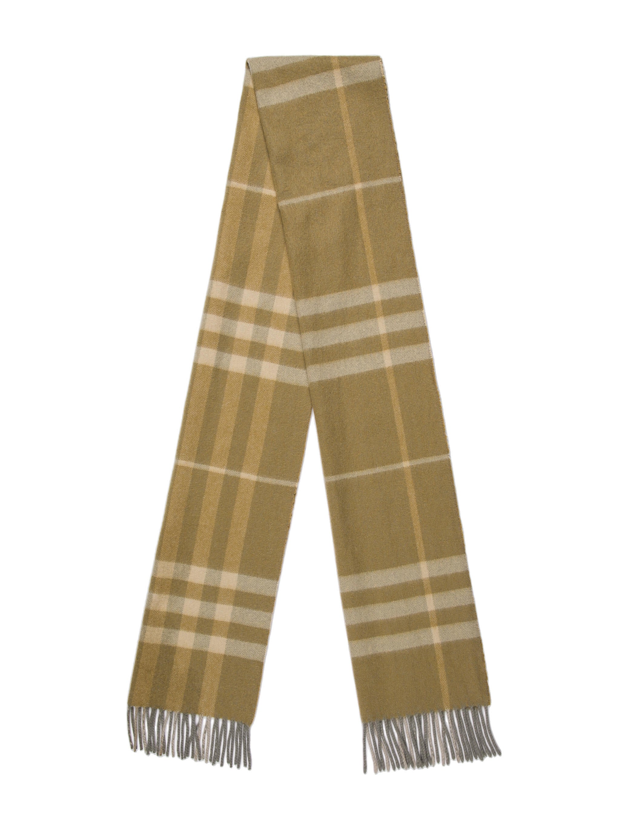 Burberry Silk Printed Scarf - Green Scarves and Shawls, Accessories ...