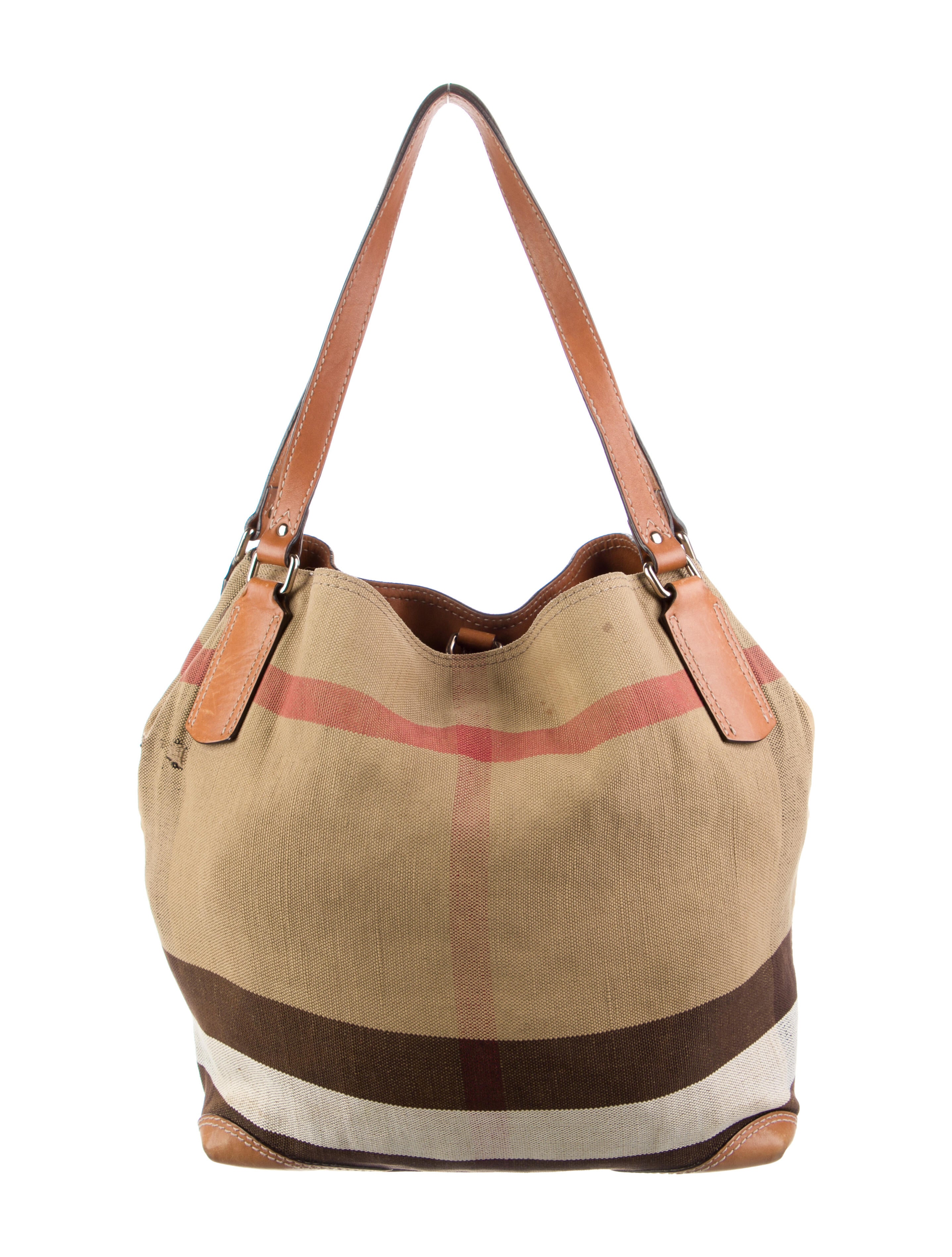 Burberry Nova Check Lola Bag - Brown Shoulder Bags, Handbags ...