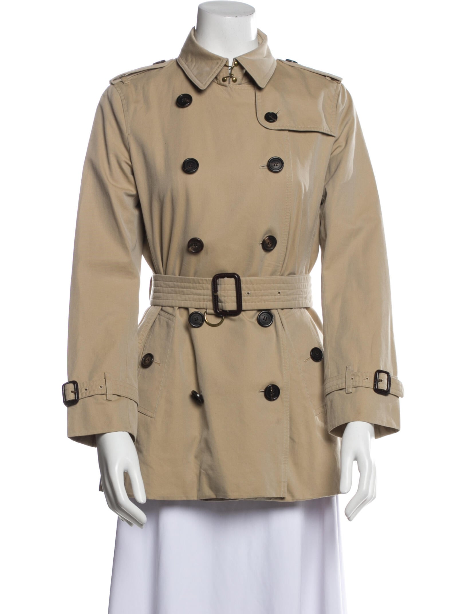 Burberry Hooded Wool Coat - Neutrals Coats, Clothing - BUR73336 | The ...