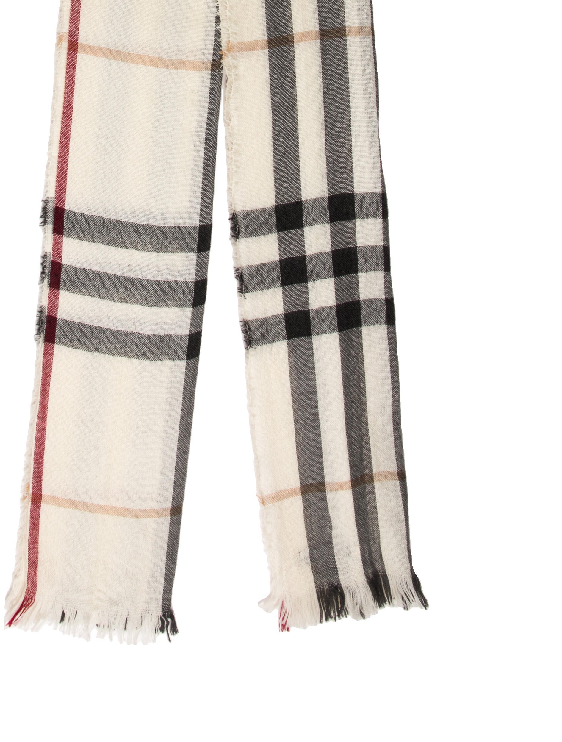 Burberry Wool Exploded Check Pattern Scarf - Blue Scarves, Accessories ...