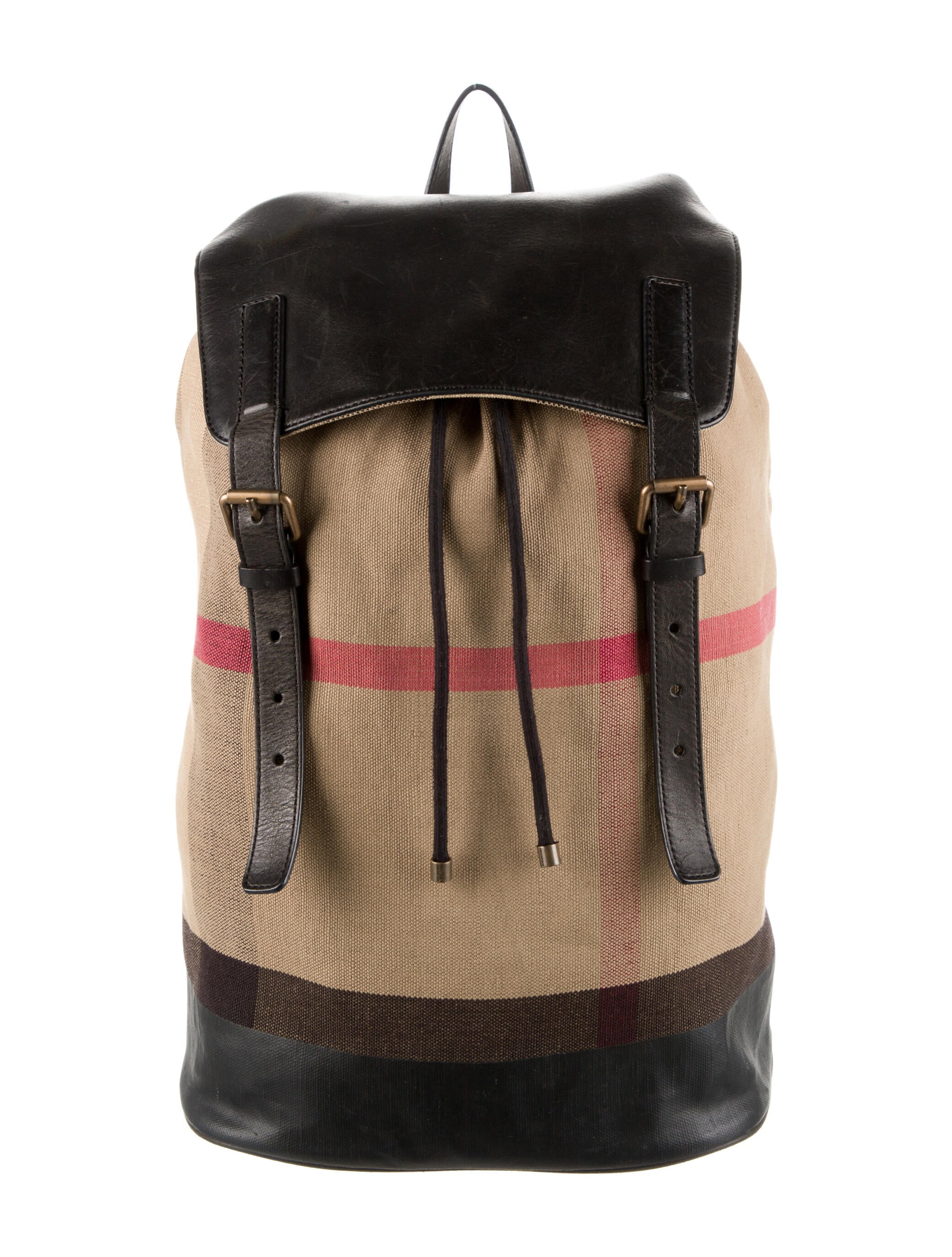 Burberry London Nova Check Backpack - Brown Backpacks, Handbags ...