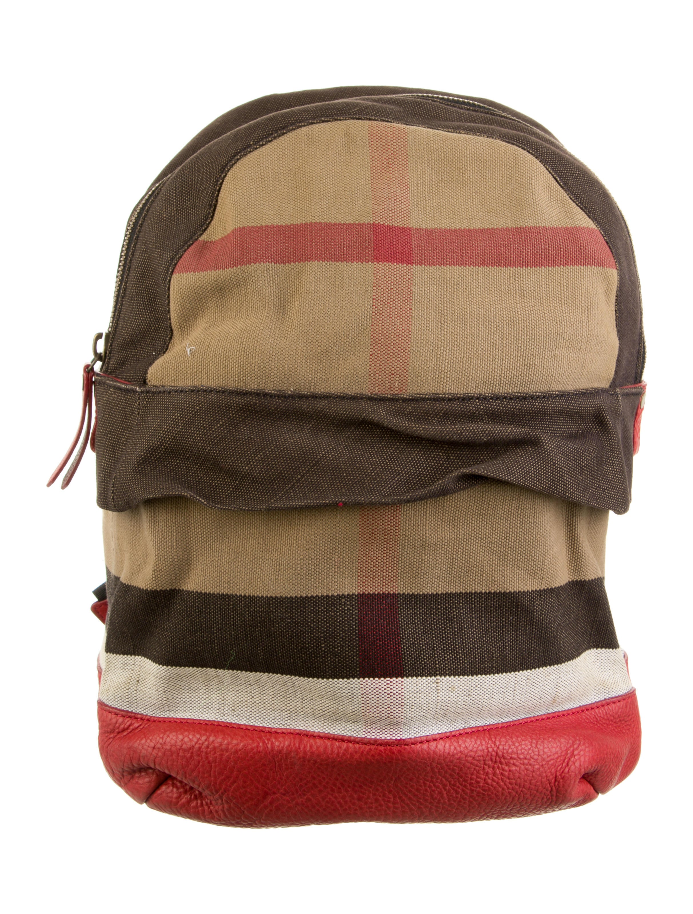 Burberry London Nova Check Backpack - Brown Backpacks, Handbags ...