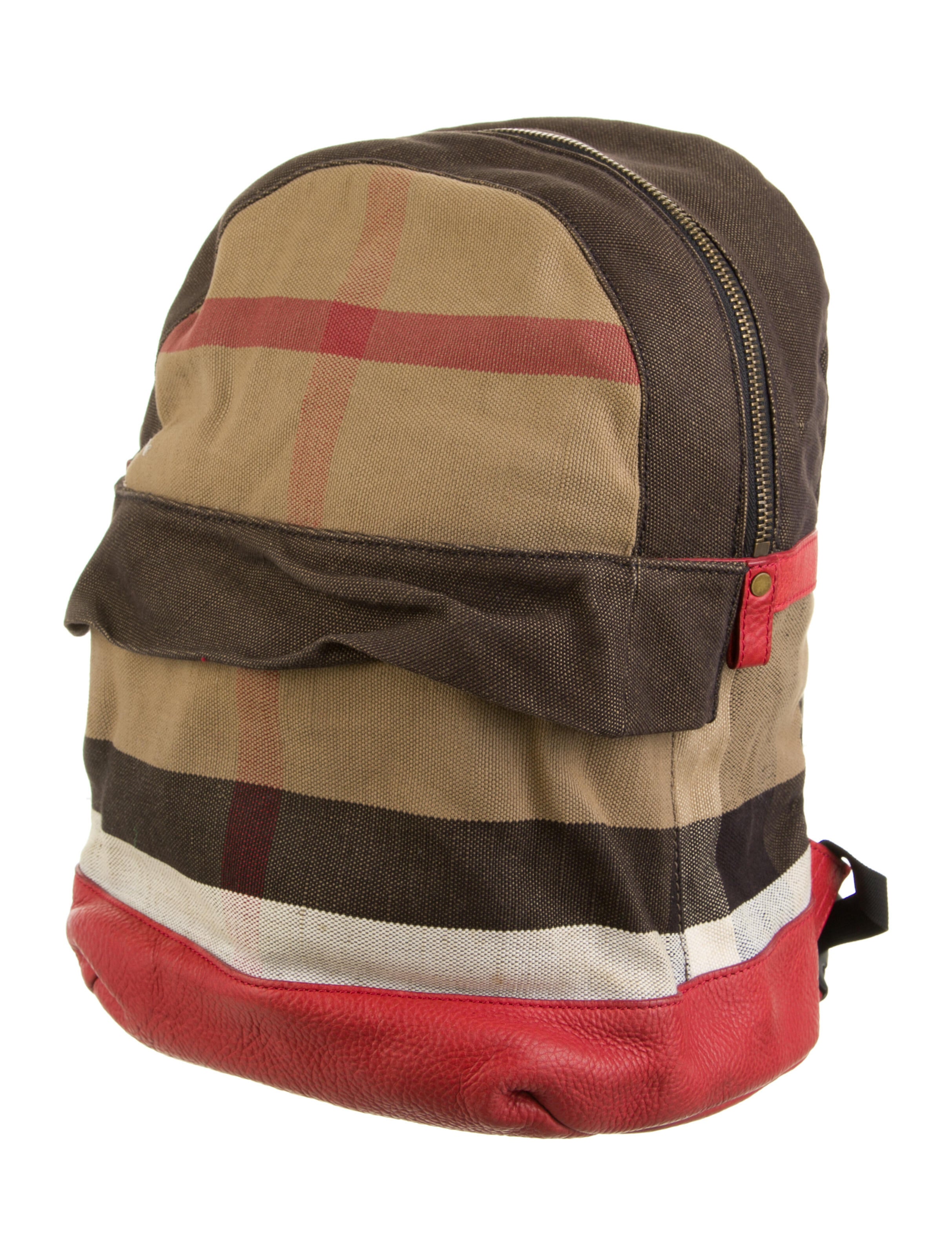 Burberry London Nova Check Backpack - Brown Backpacks, Handbags ...