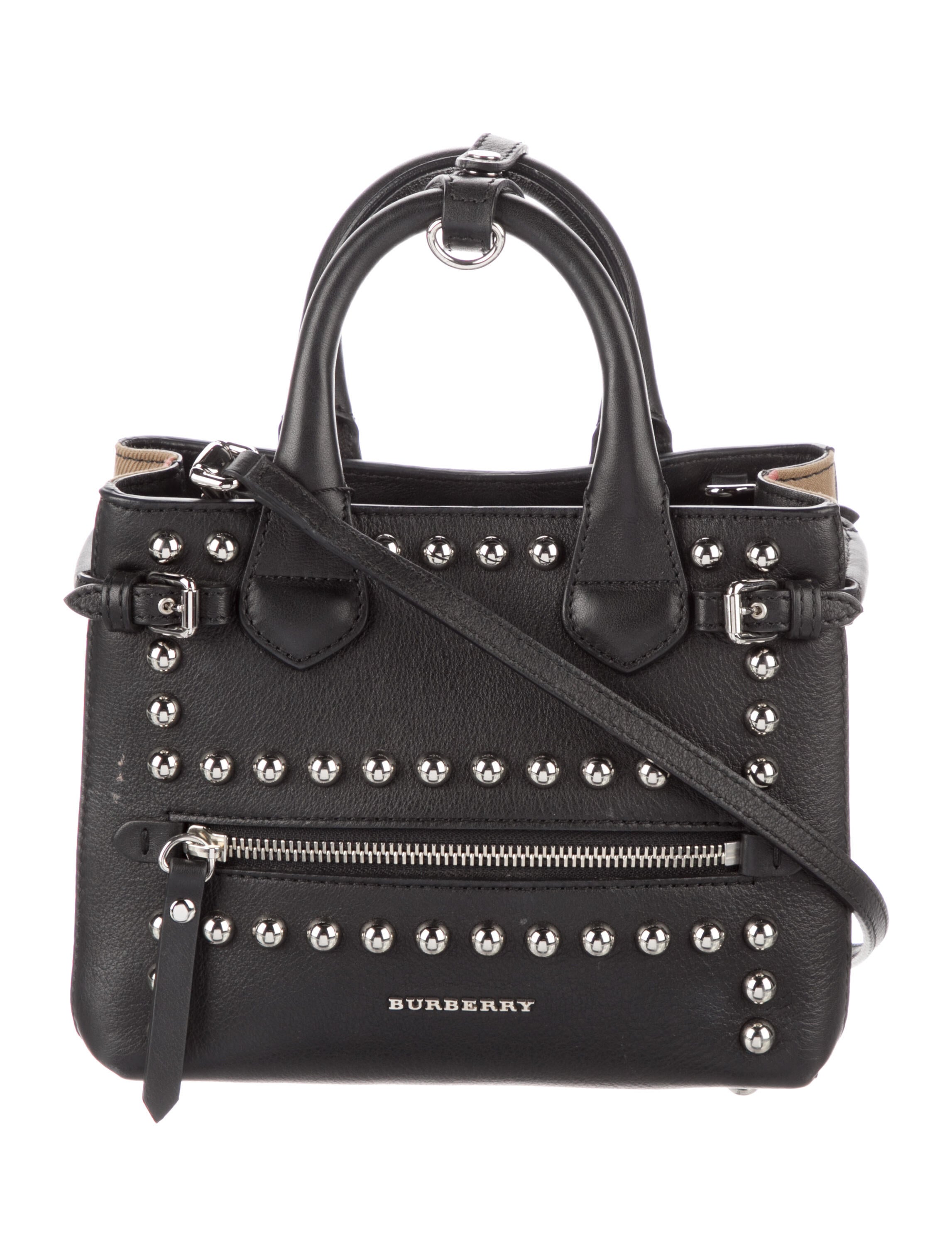 Burberry Patent Leather Rachel Bag w/ Tags - Black Handle Bags ...