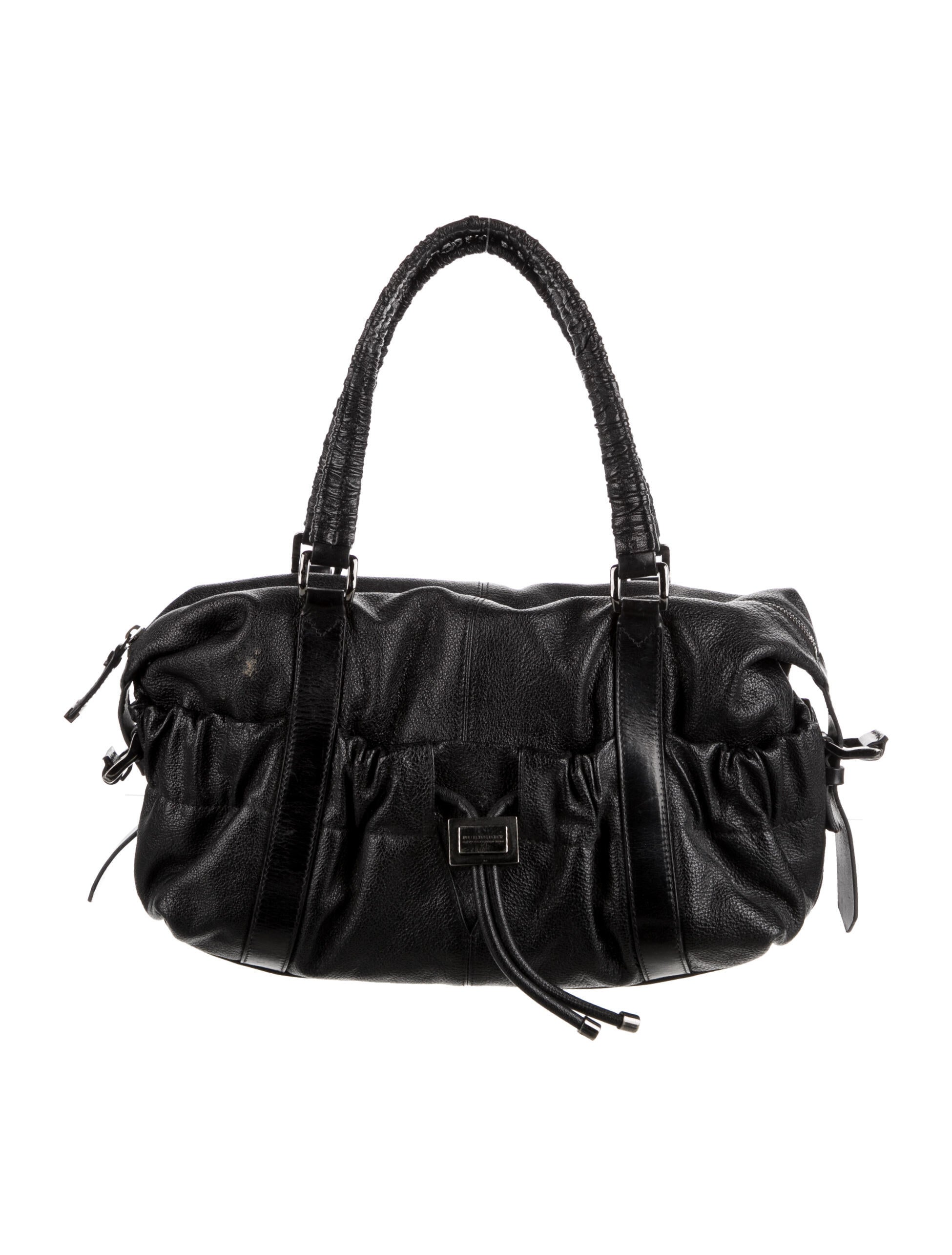 Burberry Leather Tote Bag - Black Totes, Handbags - BUR358181 | The ...