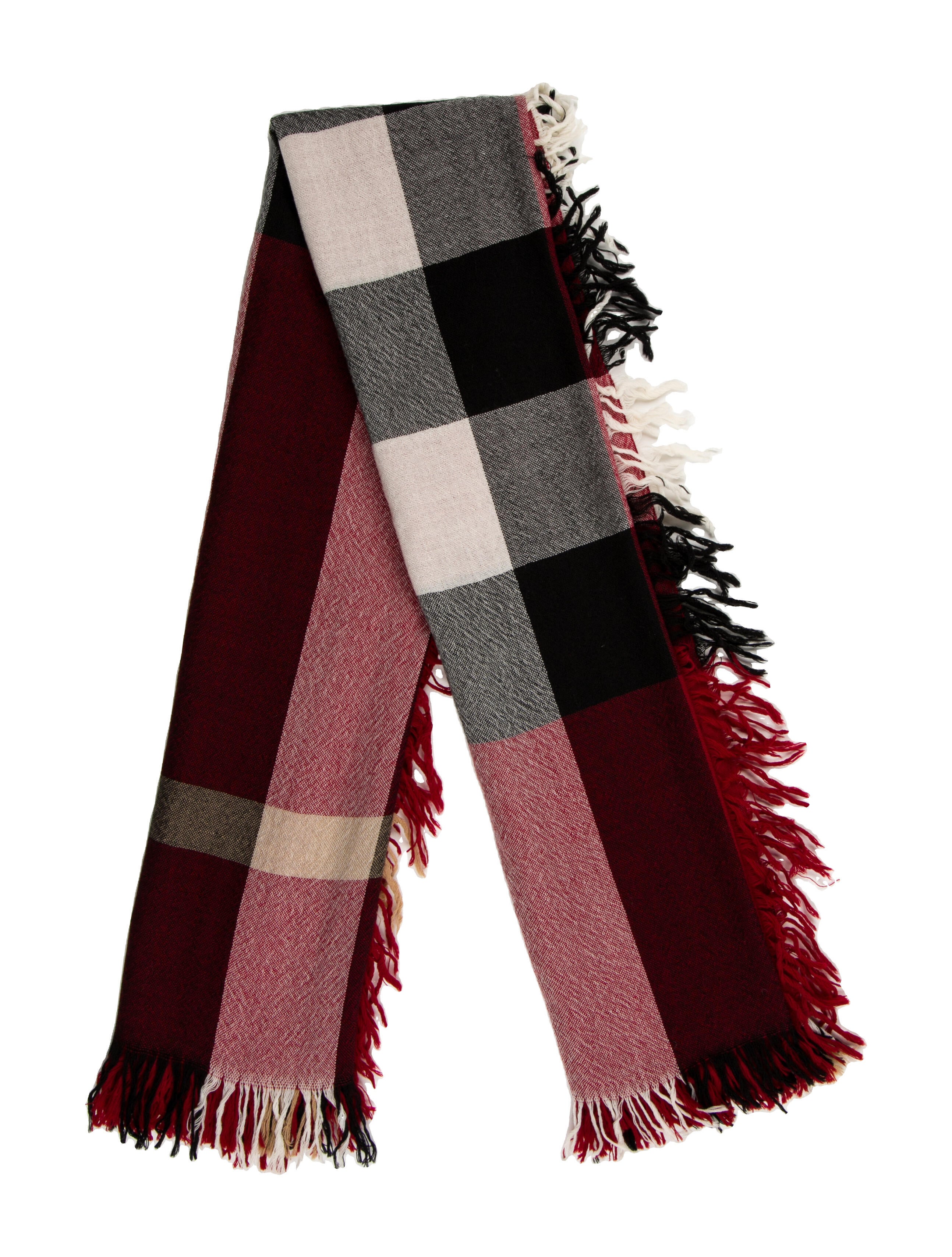 Burberry Happy Scarf - Black Scarves and Shawls, Accessories - BUR20907 ...