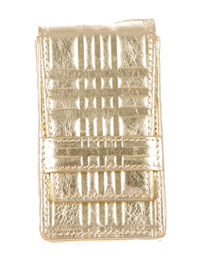 Burberry Cell Phone Sleeve - Gold Technology, Accessories - BUR36375 ...