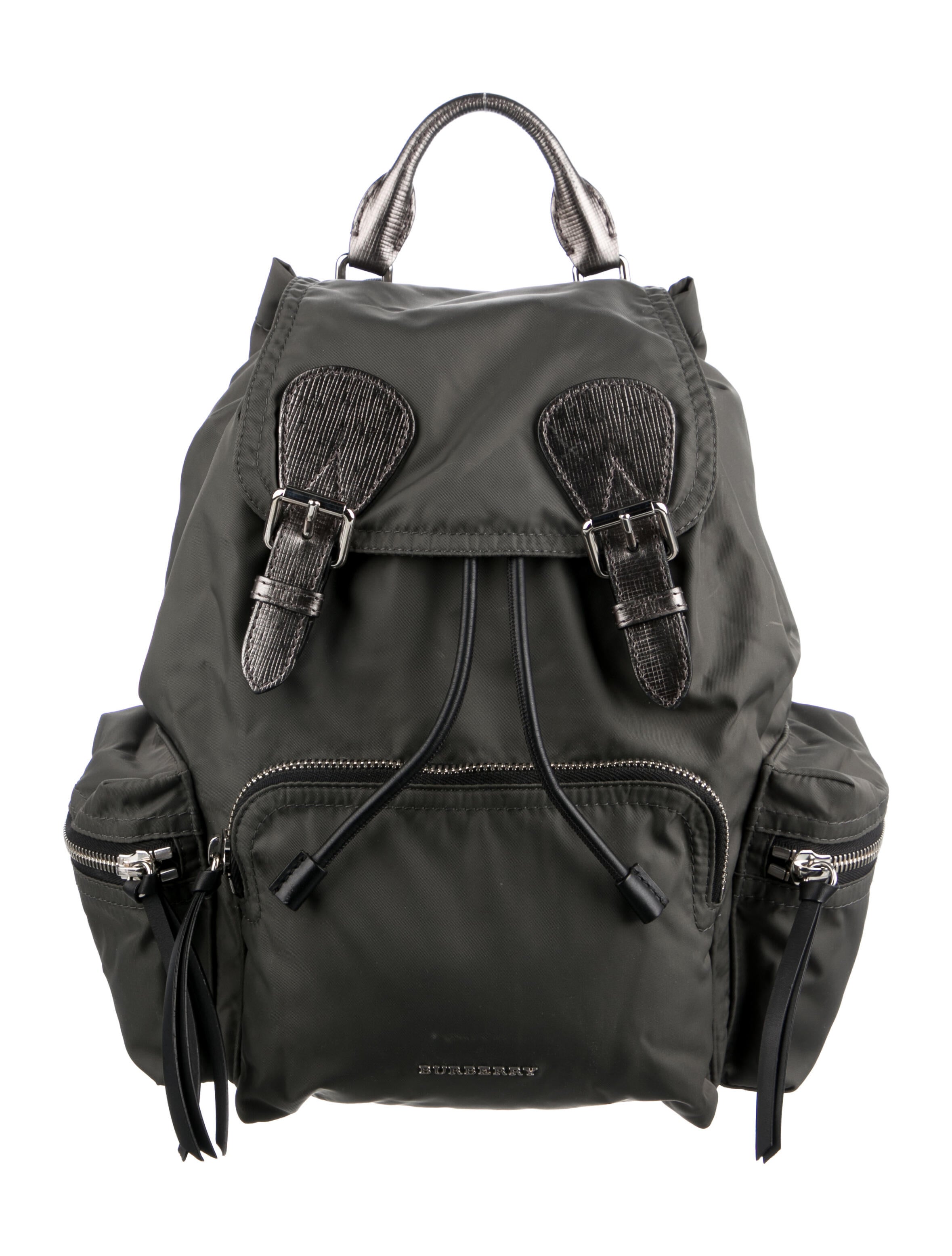 Burberry Nylon Backpack - Grey Backpacks, Handbags - BUR366621 | The ...
