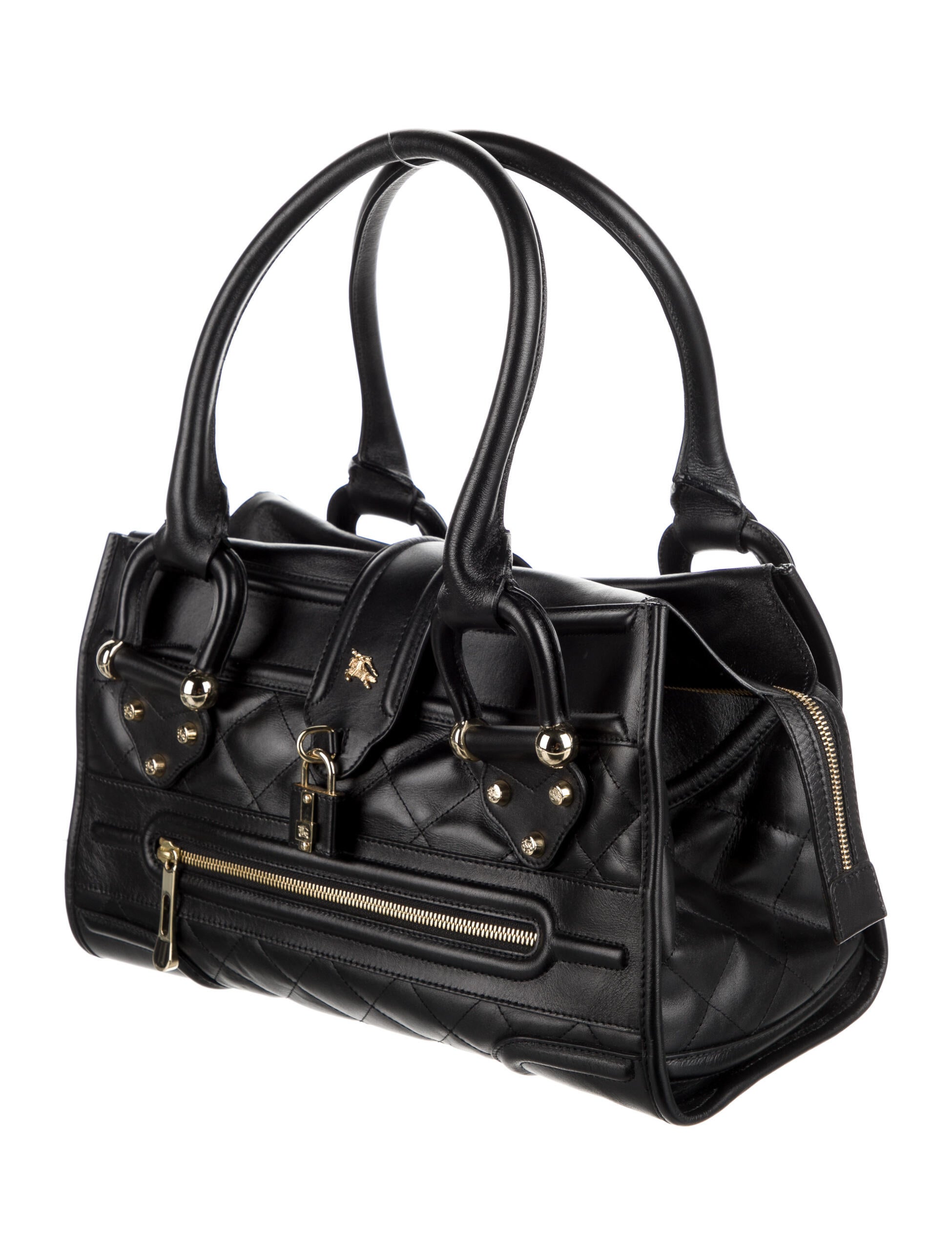 Burberry Leather Tote Bag - Black Totes, Handbags - BUR322330 | The ...