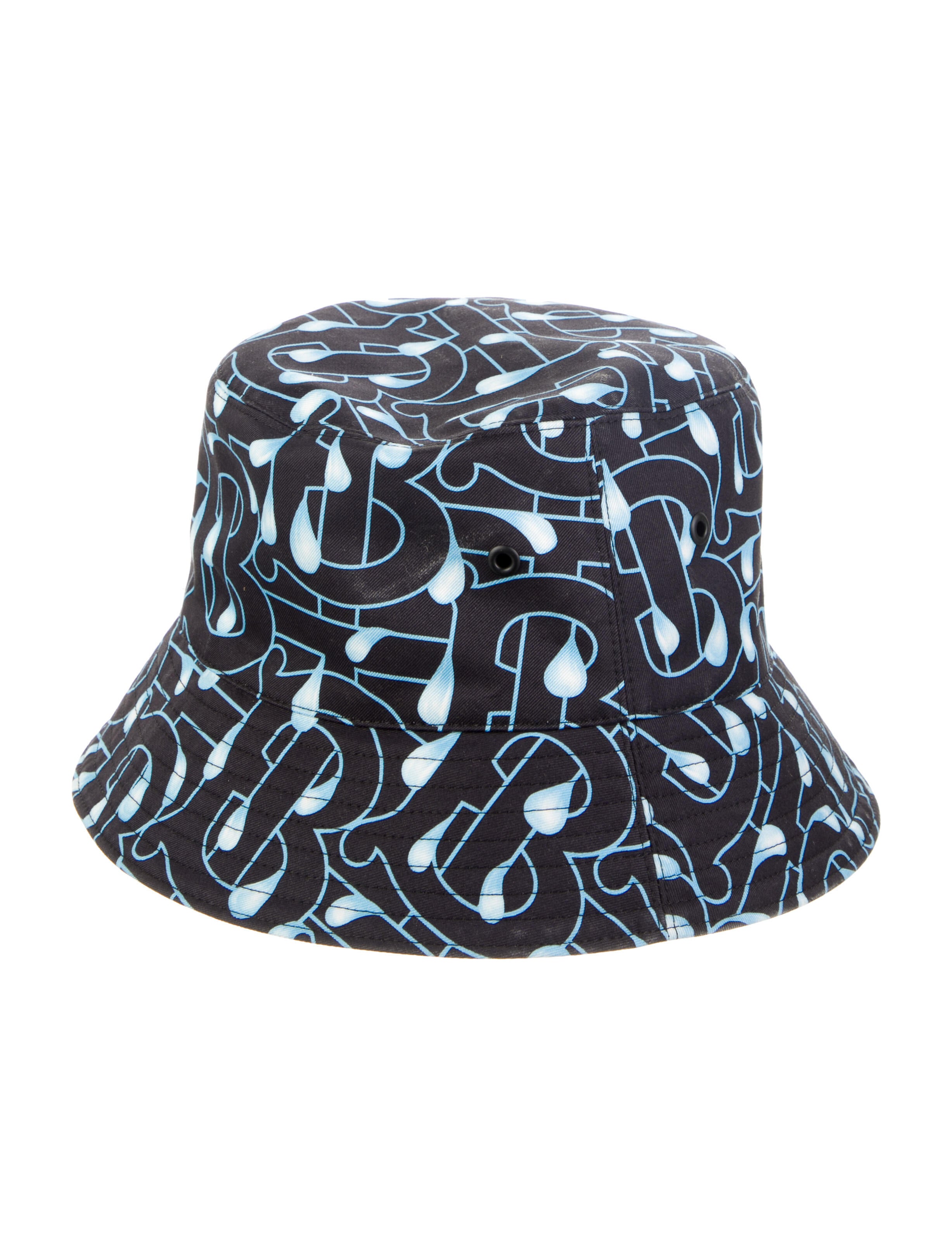 Burberry Printed Bucket Hat - Blue Hats, Accessories - BUR369449 | The ...