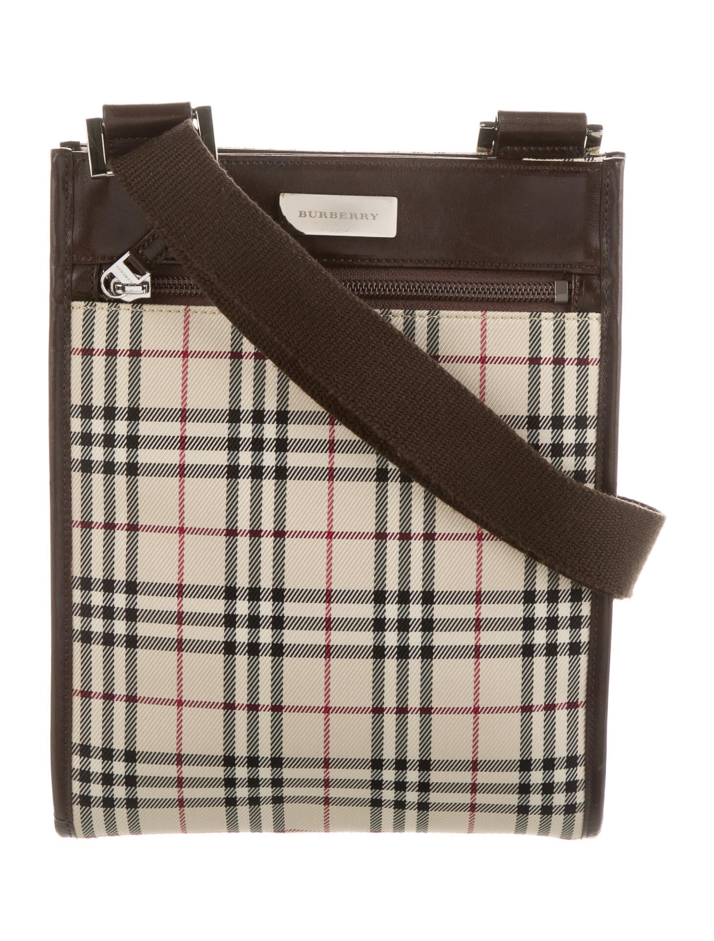 Burberry Nova Check Crossbody Bag - Neutrals Crossbody Bags, Handbags ...