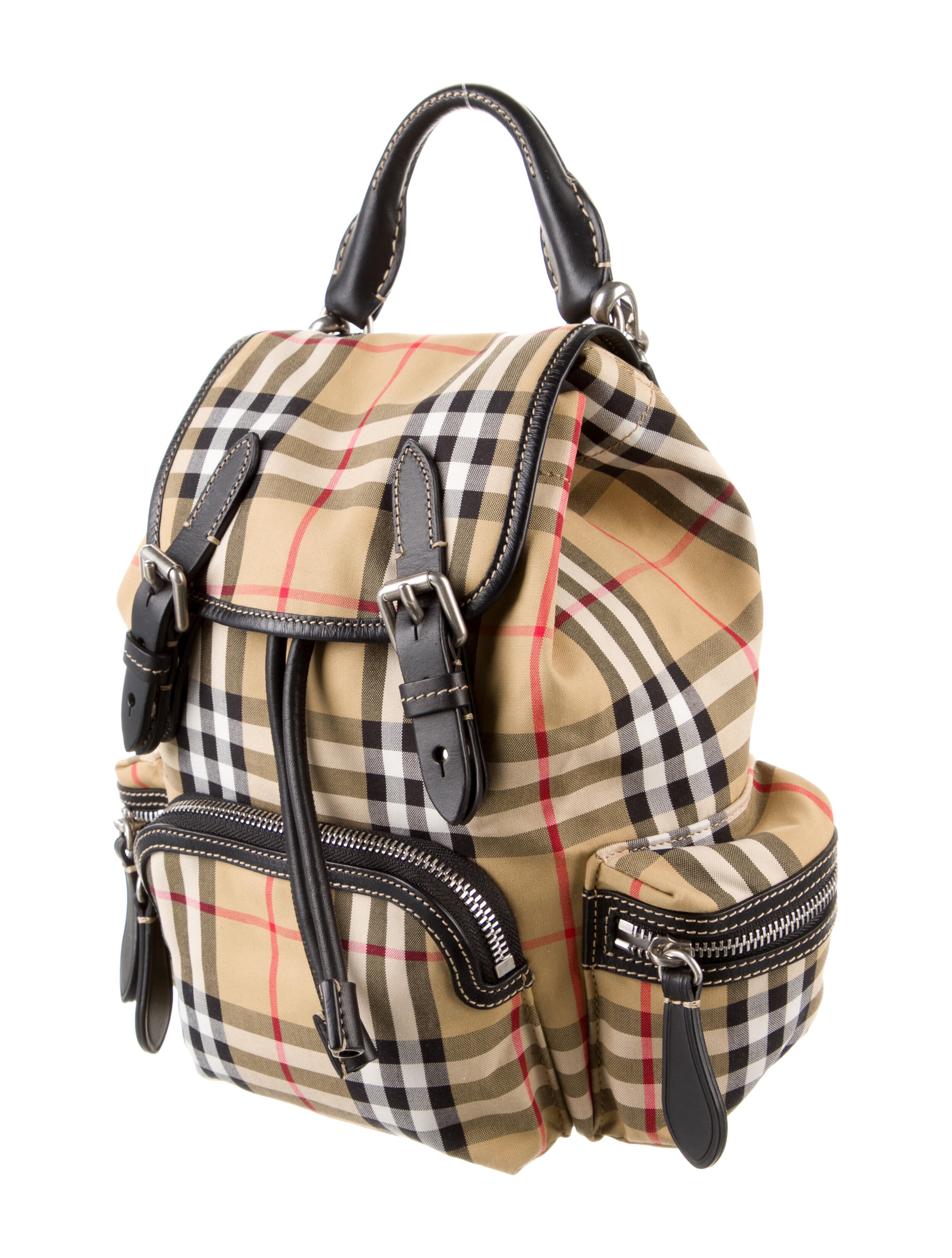 Burberry Small Vintage Check Rucksack - Brown Backpacks, Handbags ...
