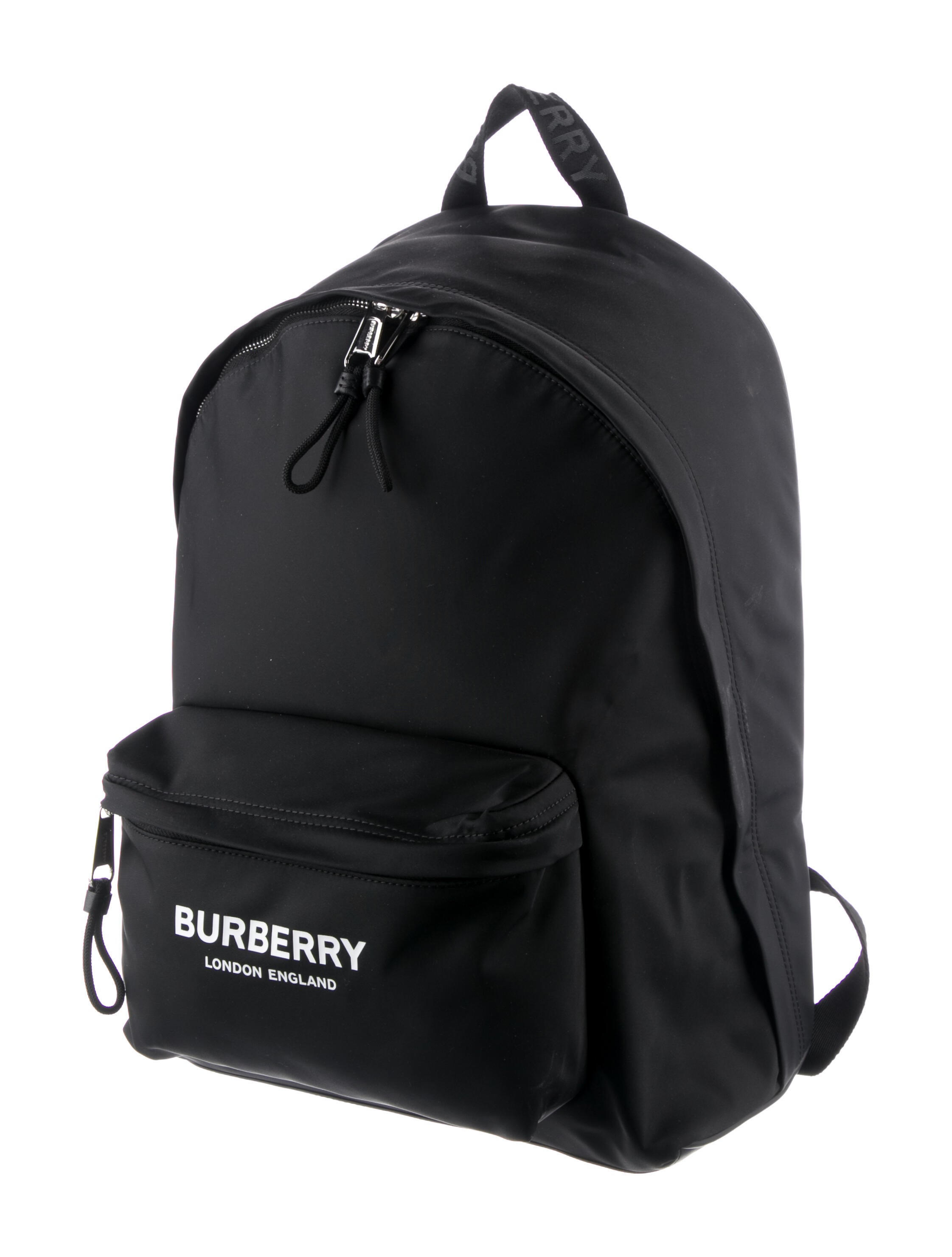 Burberry Rucksack Logo Nylon Backpack w/ Tags - Black Backpacks, Bags ...