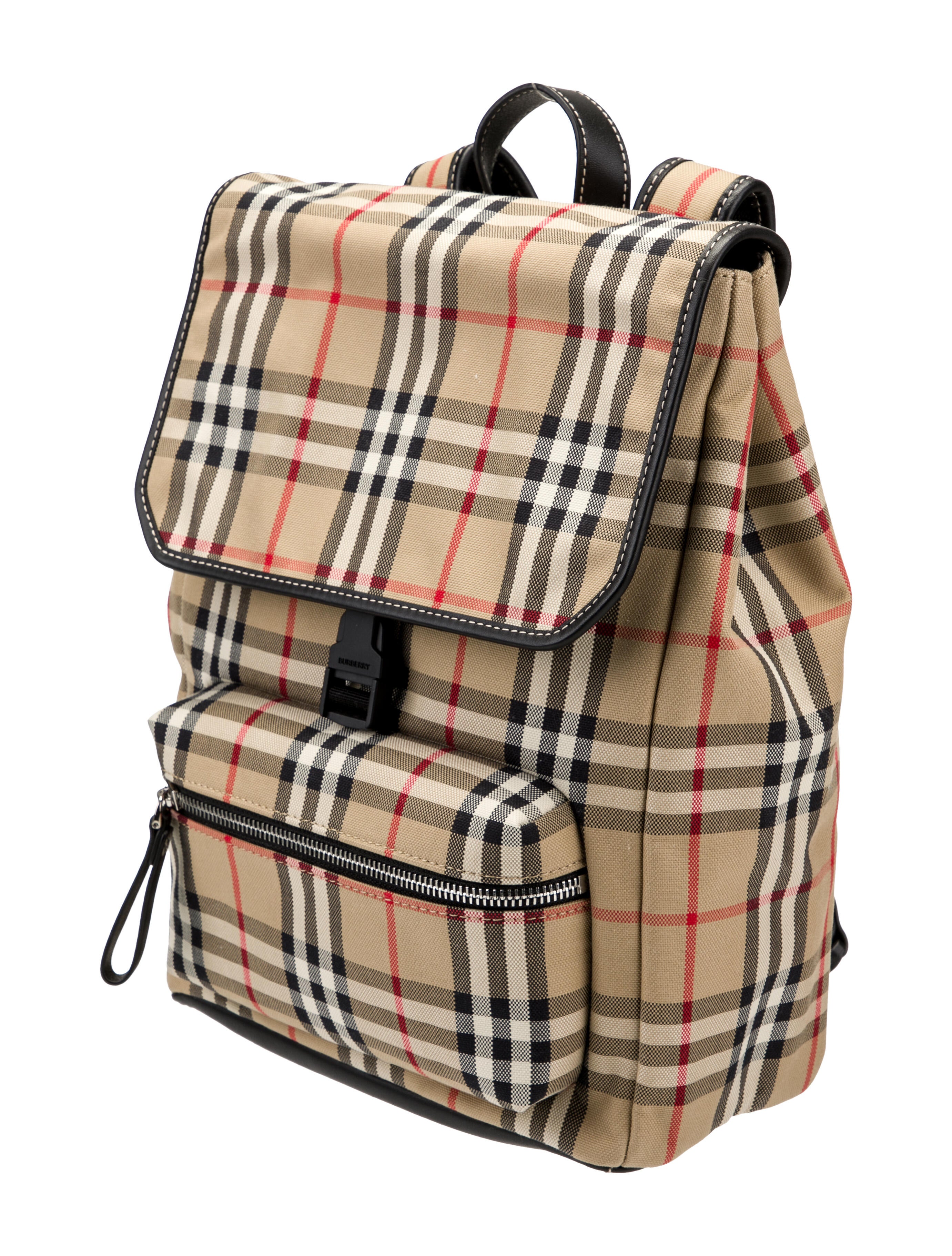 Burberry Dewey Check Backpack - Brown Backpacks, Handbags - BUR380726 ...