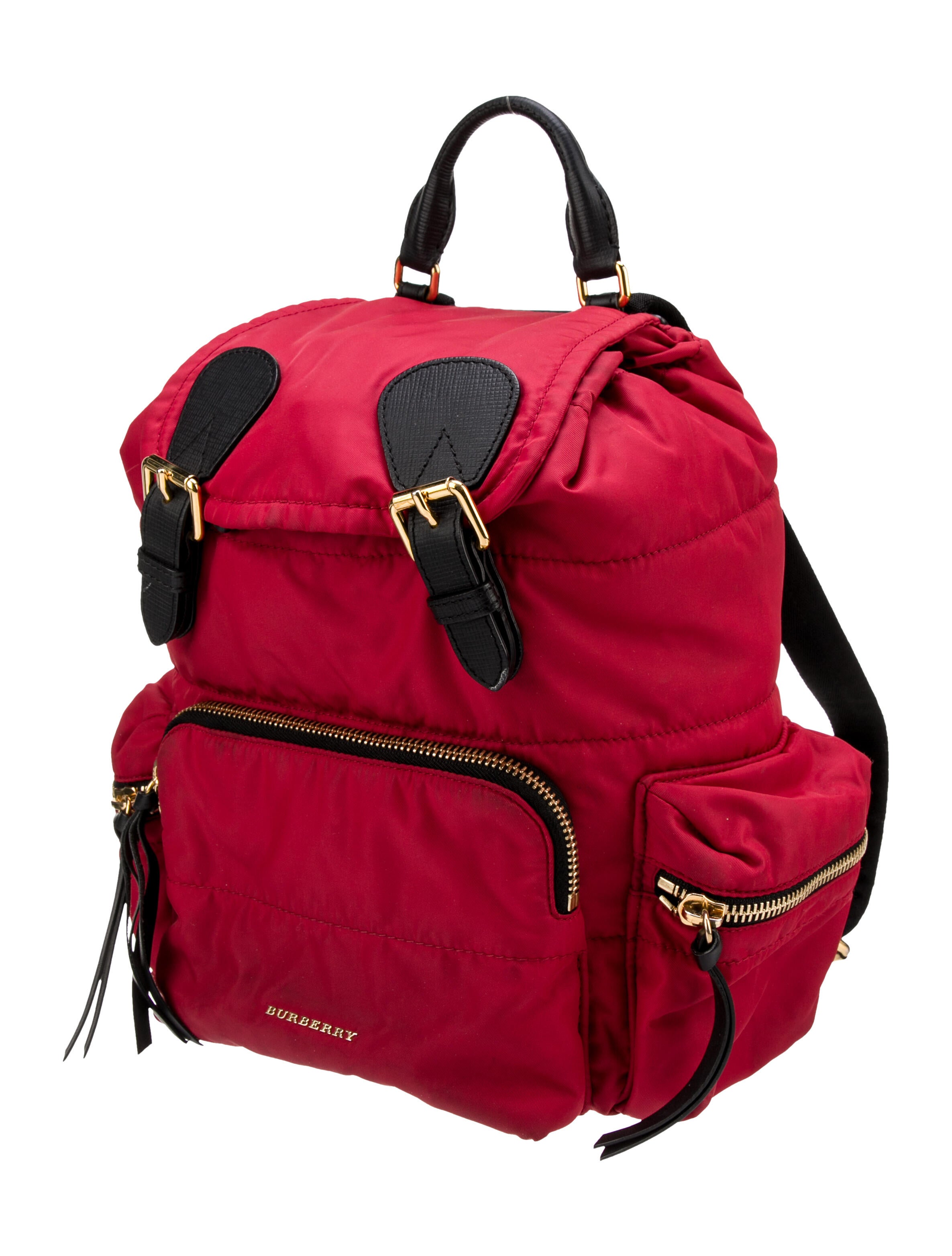 Burberry Medium Quilted Nylon Rucksack - Backpacks, Handbags | The RealReal