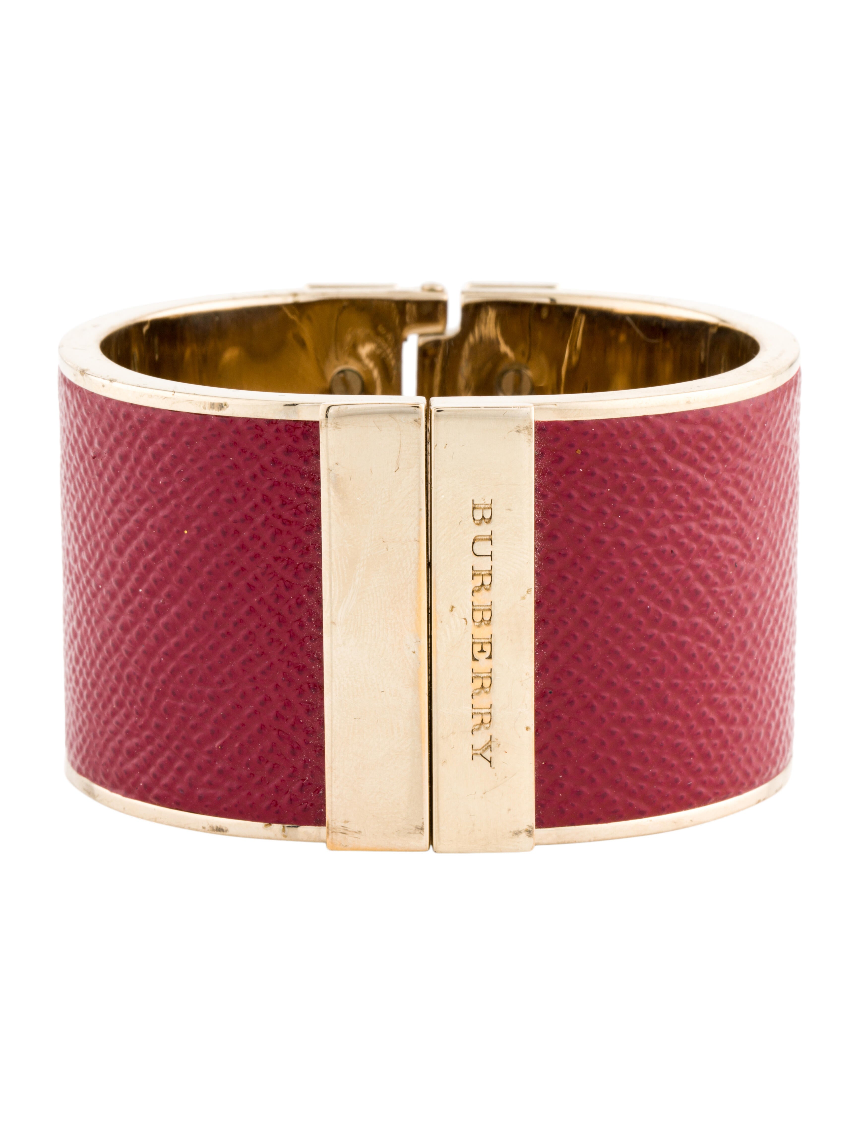 Burberry Textured Lizard Bracelet - Gold-Tone Metal Bangle, Bracelets ...
