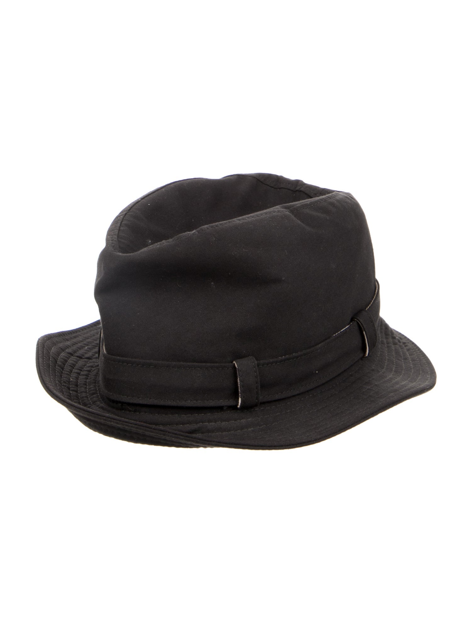 Burberry Cotton Fedora Hat - Black Hats, Accessories - BUR388921 | The ...