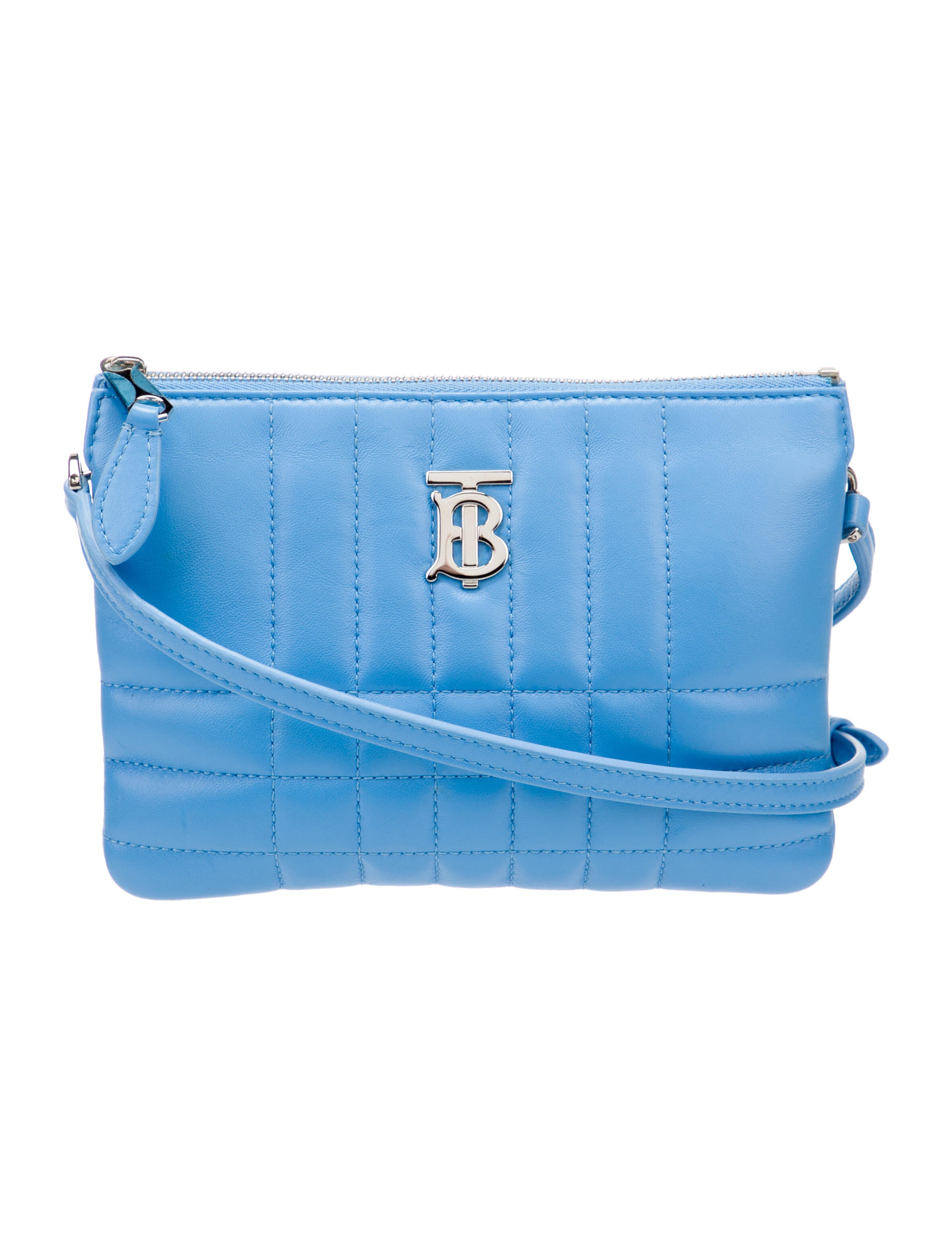 Burberry Lola Quilted Crossbody Bag - Blue Crossbody Bags, Handbags ...