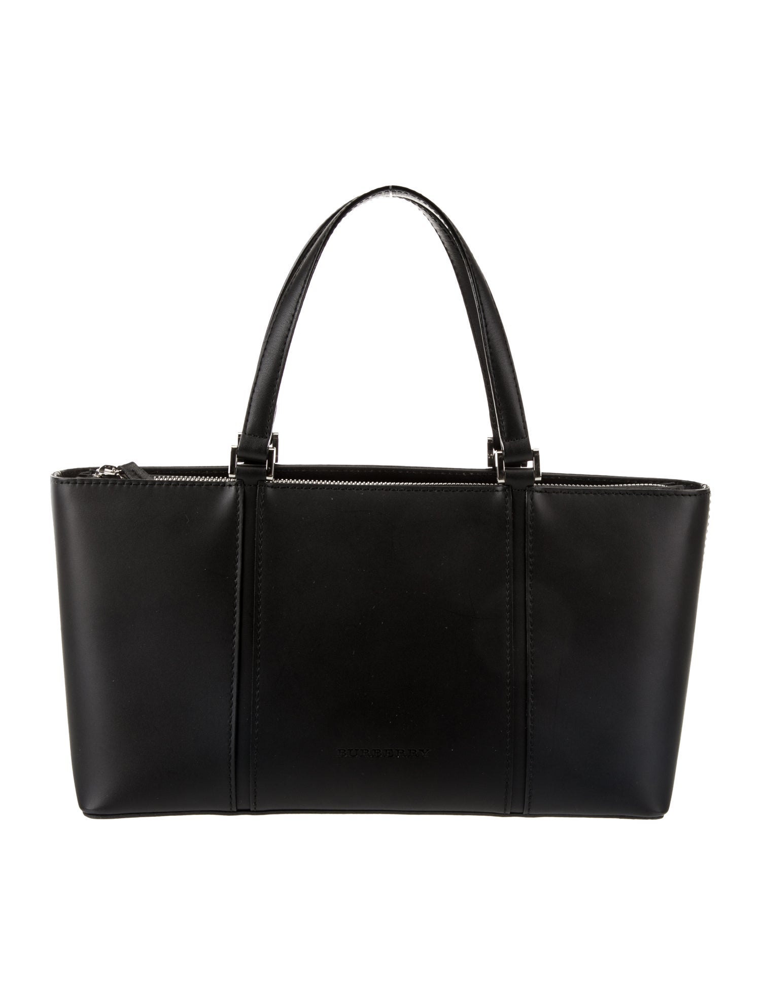 Burberry Leather Tote - Black Totes, Handbags - BUR395773 | The RealReal