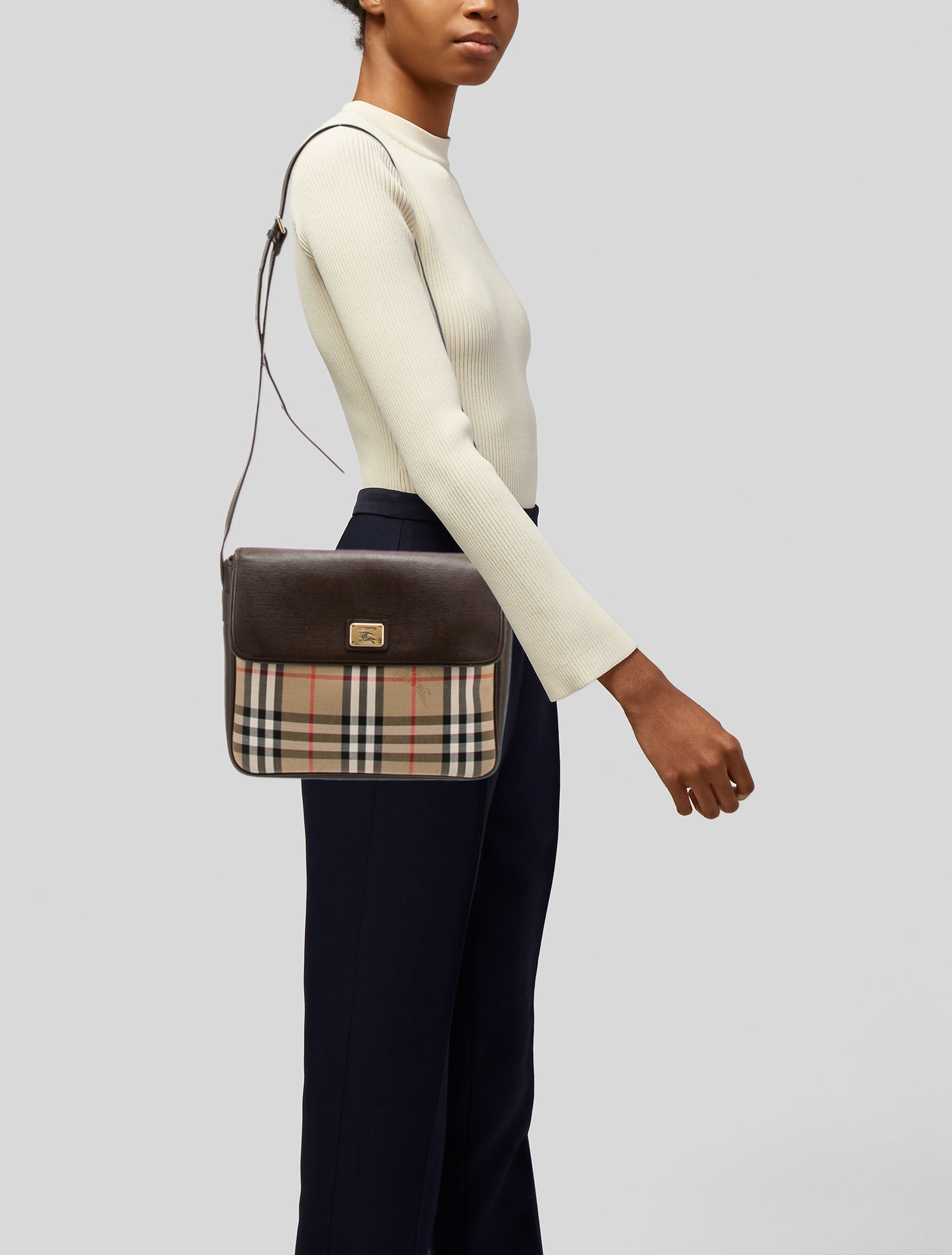 Burberry Burberry's Horseferry Check Crossbody Bag - Neutrals Crossbody ...