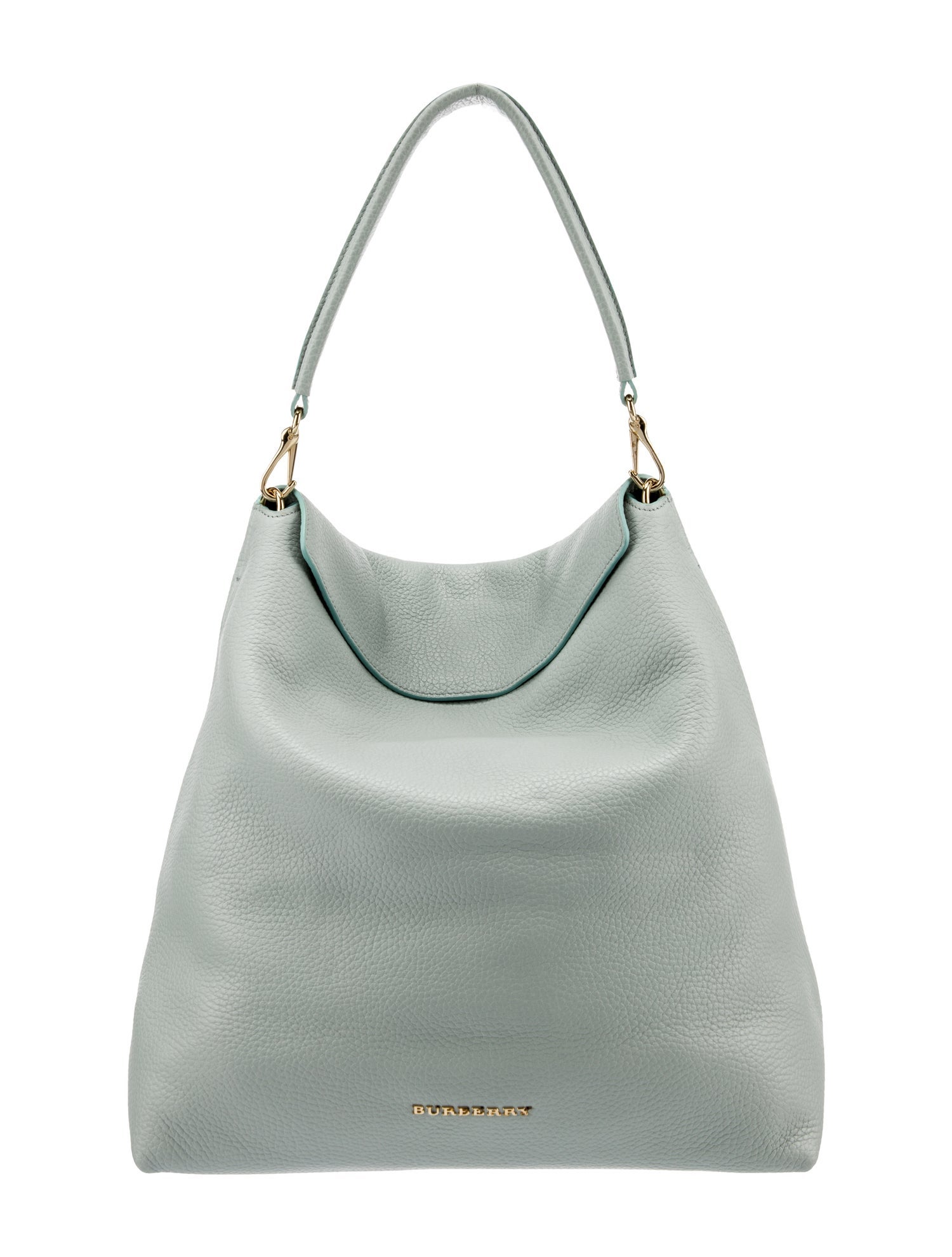 Burberry Leather Cale Hobo - Blue Hobos, Handbags - BUR401658 | The ...