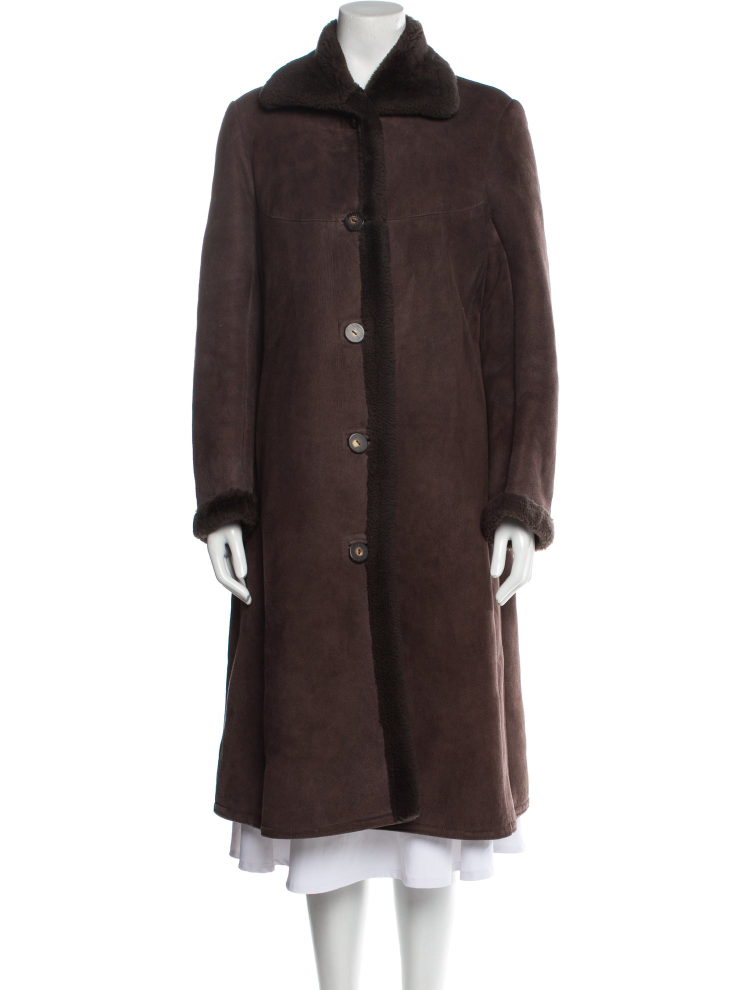 Burberry's Faux Fur Coat - Brown Coats, Clothing - BUR402373 | The RealReal