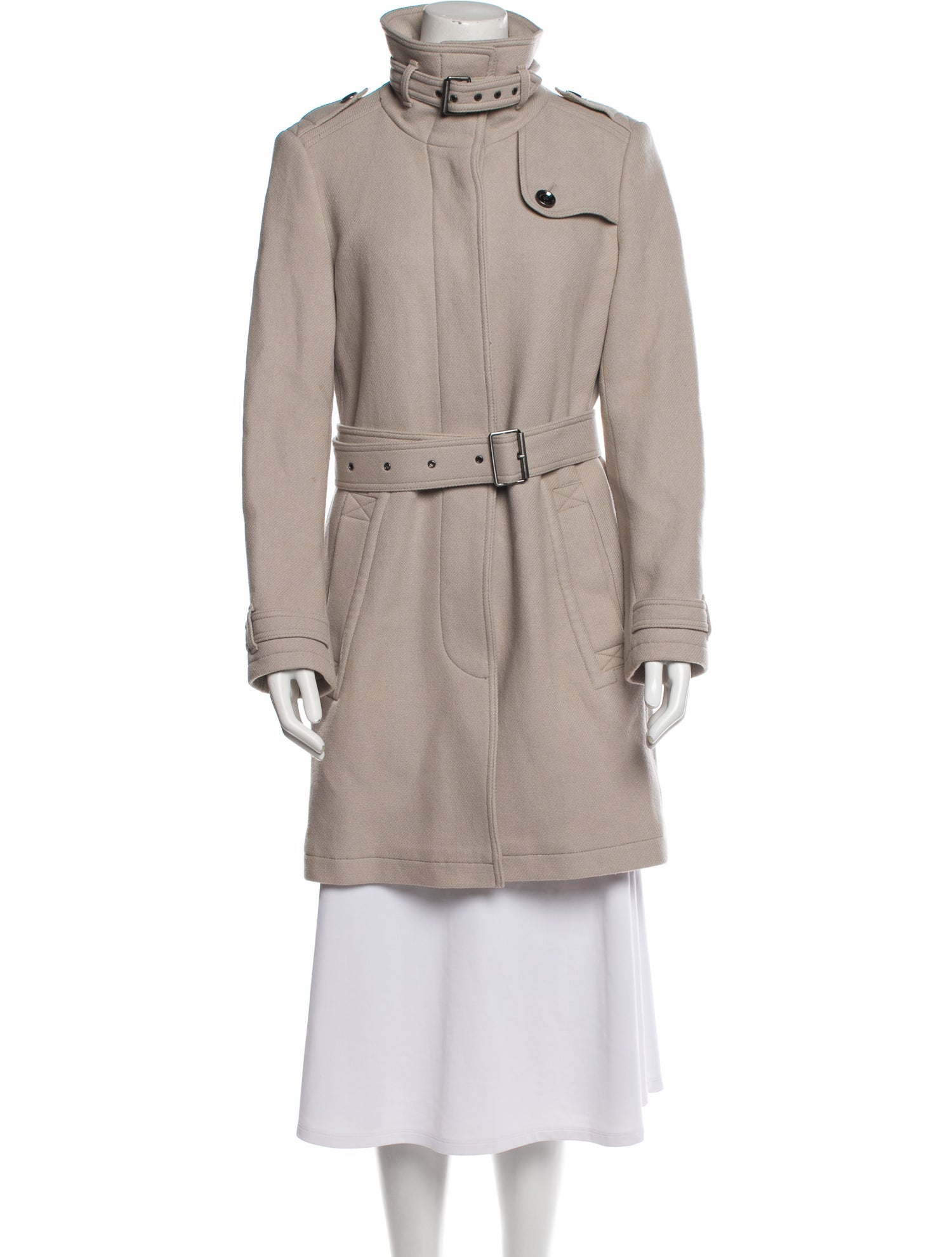 Burberry Brit Coat - Neutrals Coats, Clothing - BUR402380 | The RealReal