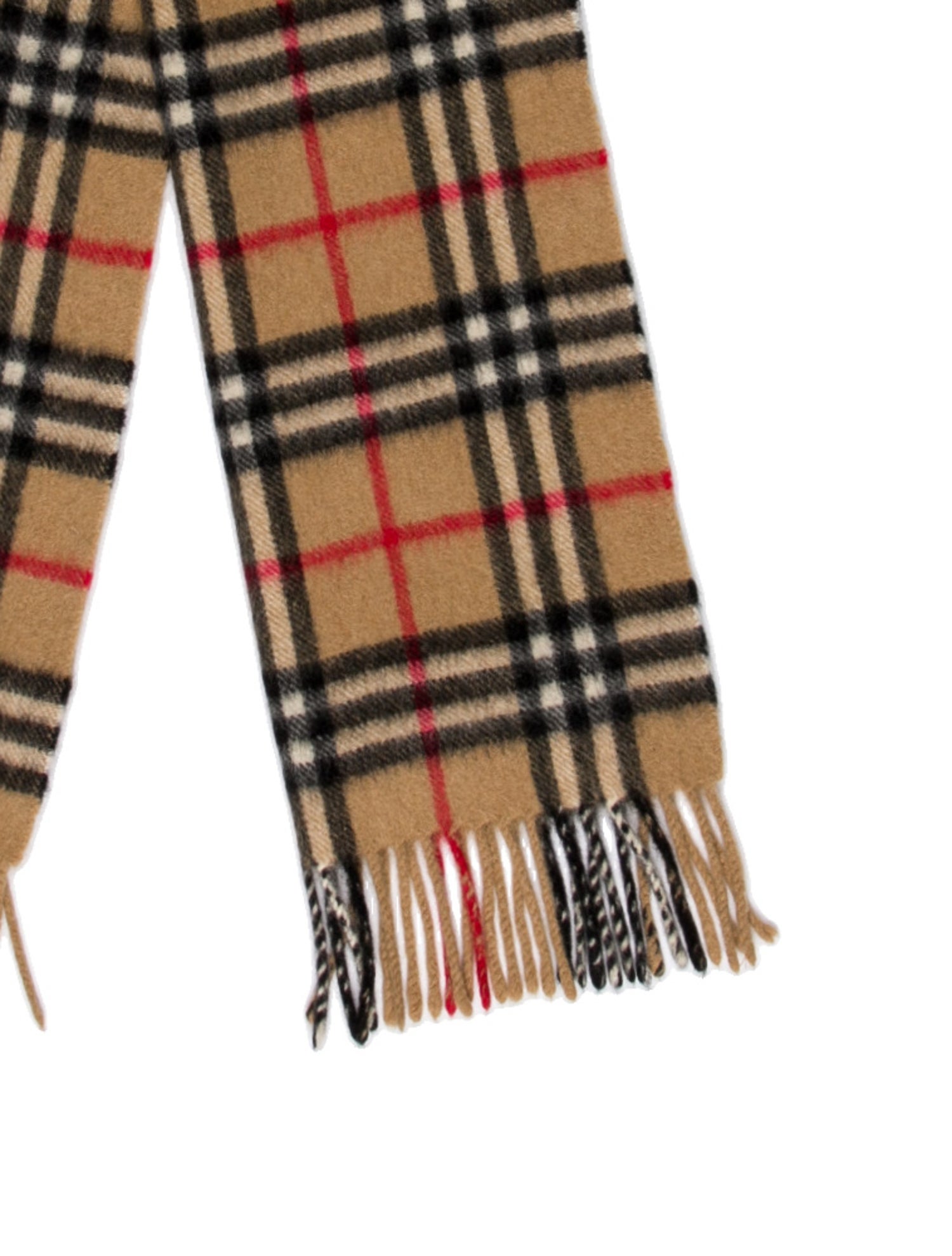 Burberry's Cashmere Plaid Print Scarf - Scarves and Shawls, Accessories ...