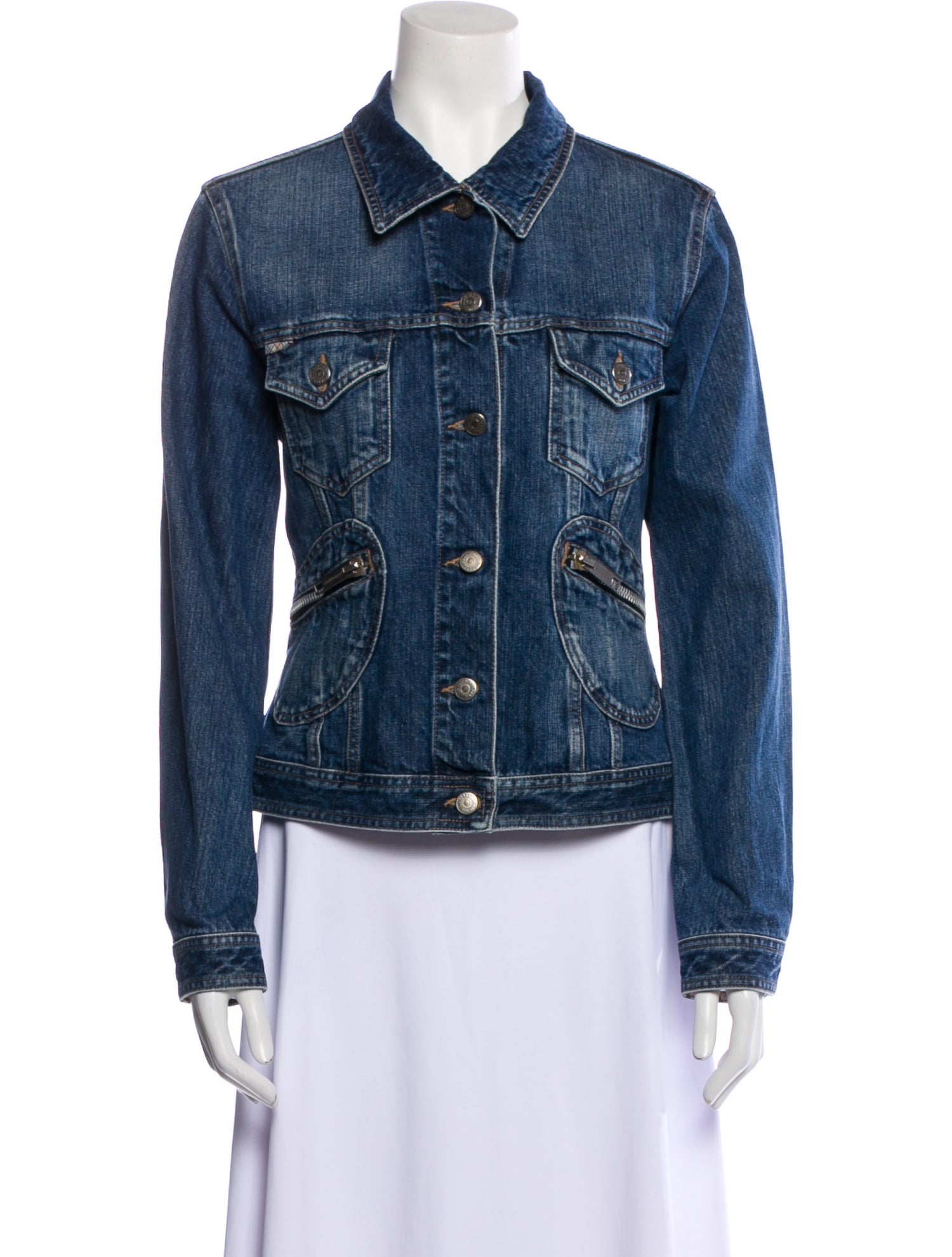 Burberry London Denim Jacket - Blue Jackets, Clothing - BUR403691 | The ...