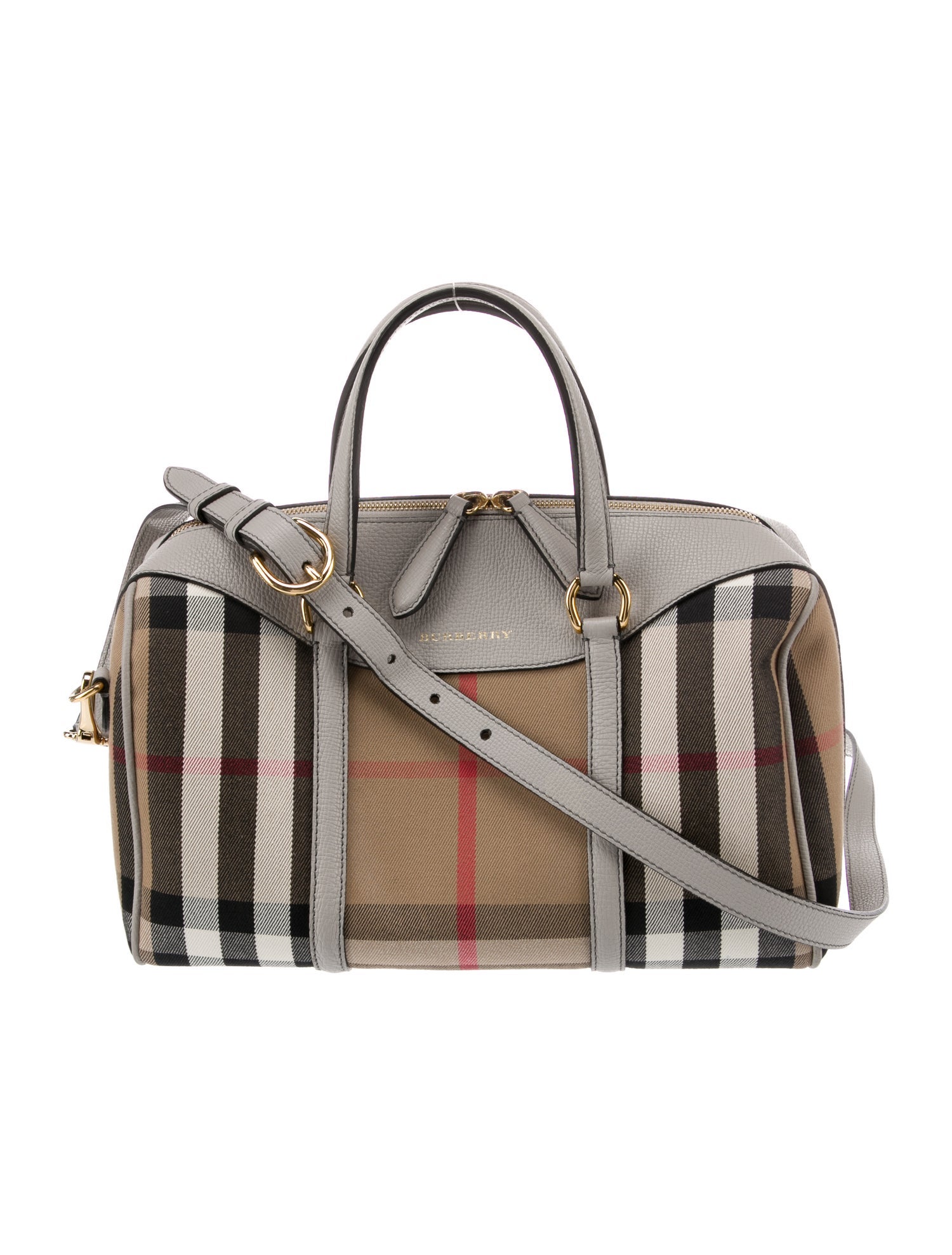 Burberry House Check Alchester Bag - Neutrals Handle Bags, Handbags ...