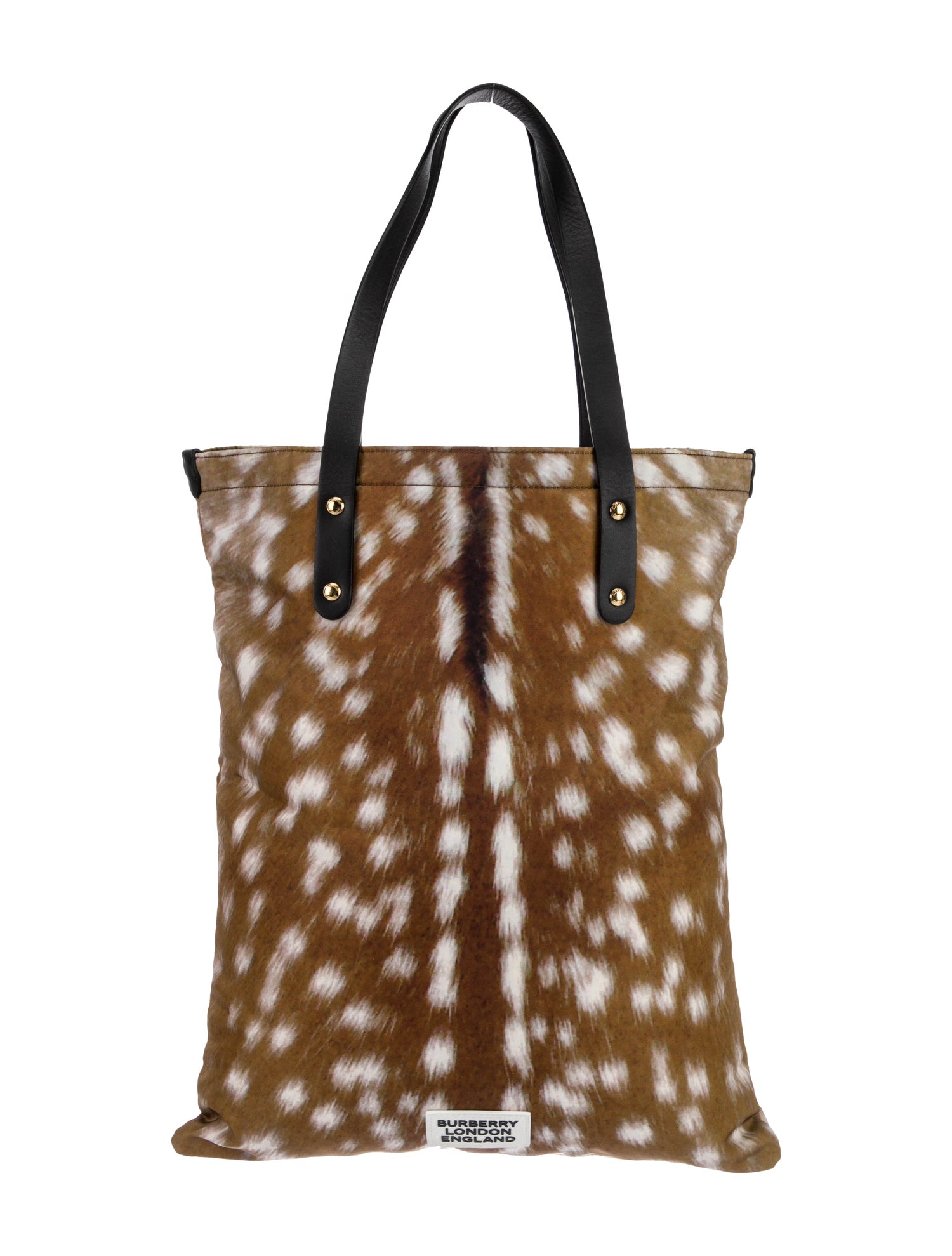Burberry Deer Print Nylon Tote Bag - Neutrals Totes, Handbags ...