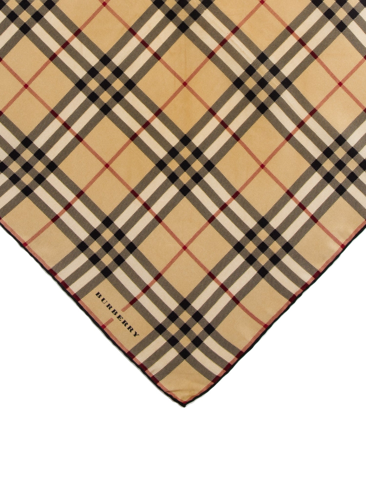 Burberry Nova Check Pattern Scarf - Neutrals Scarves and Shawls ...