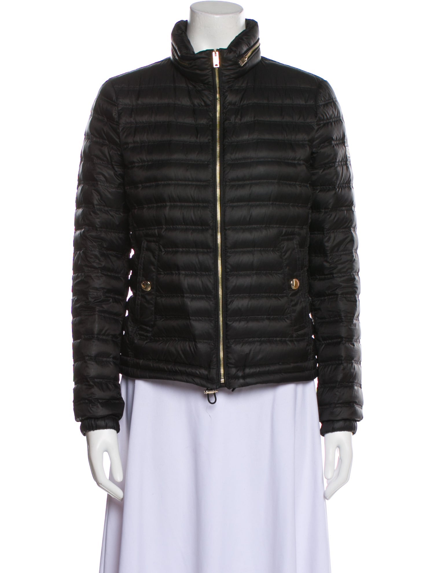 Burberry Striped Down Jacket - Black Jackets, Clothing - BUR412226 | The RealReal