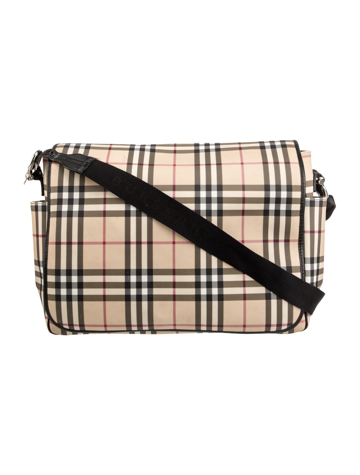 Burberry London Nova Check Messenger Bag - Neutrals Crossbody Bags ...