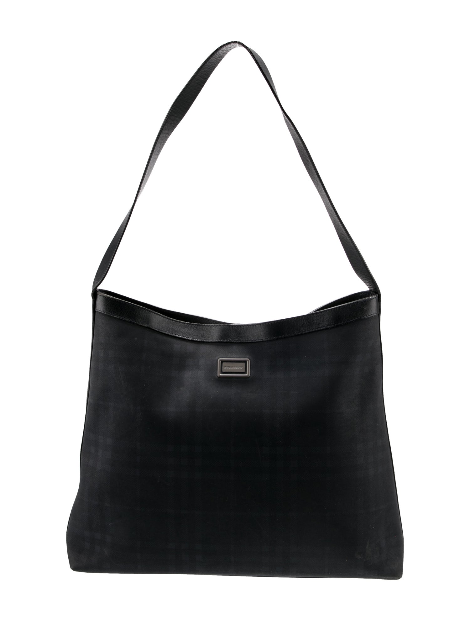 Burberry London Smoke Check Hobo Bag - Black Hobos, Handbags ...