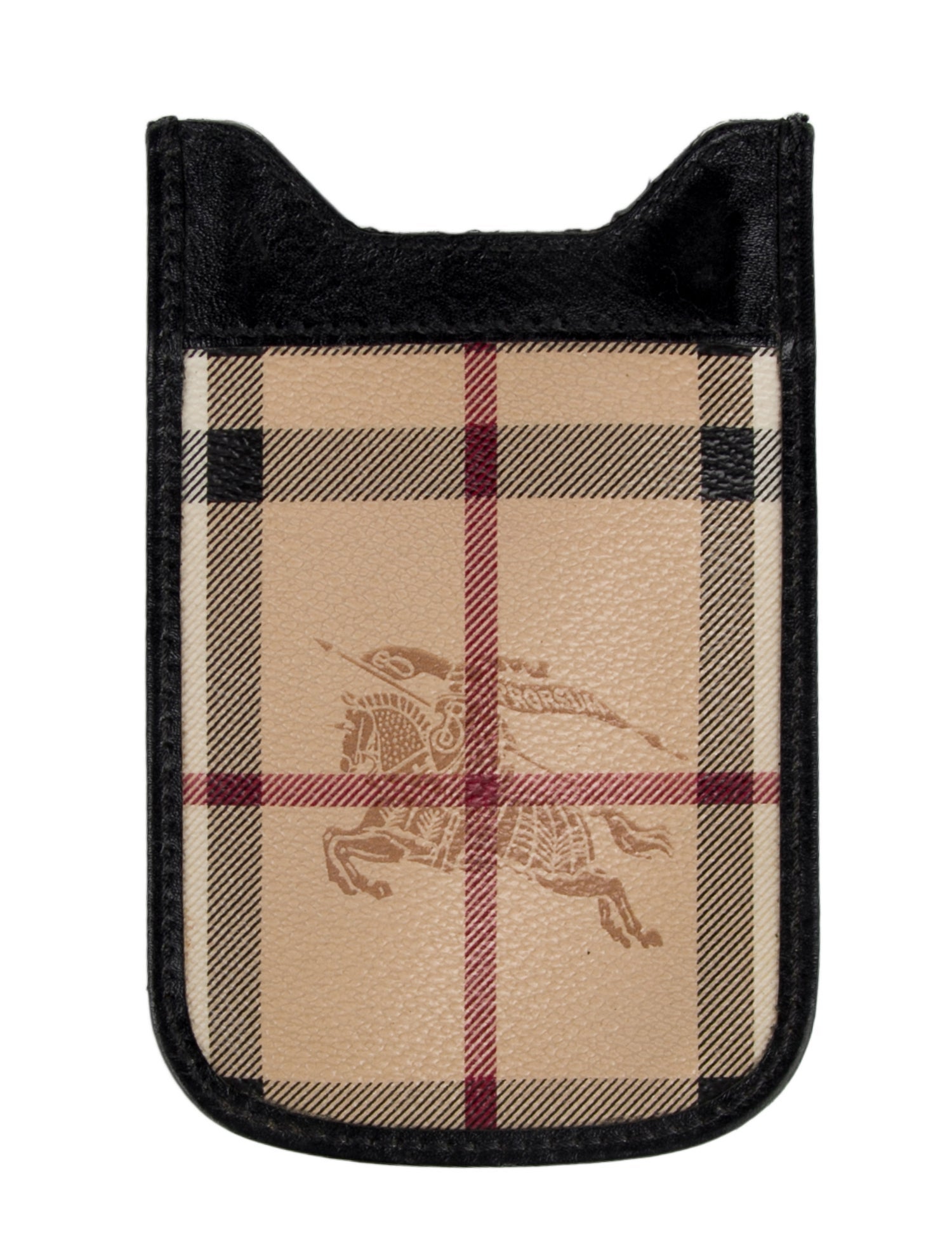 Burberry Leather Phone Holder - Black Technology, Accessories ...