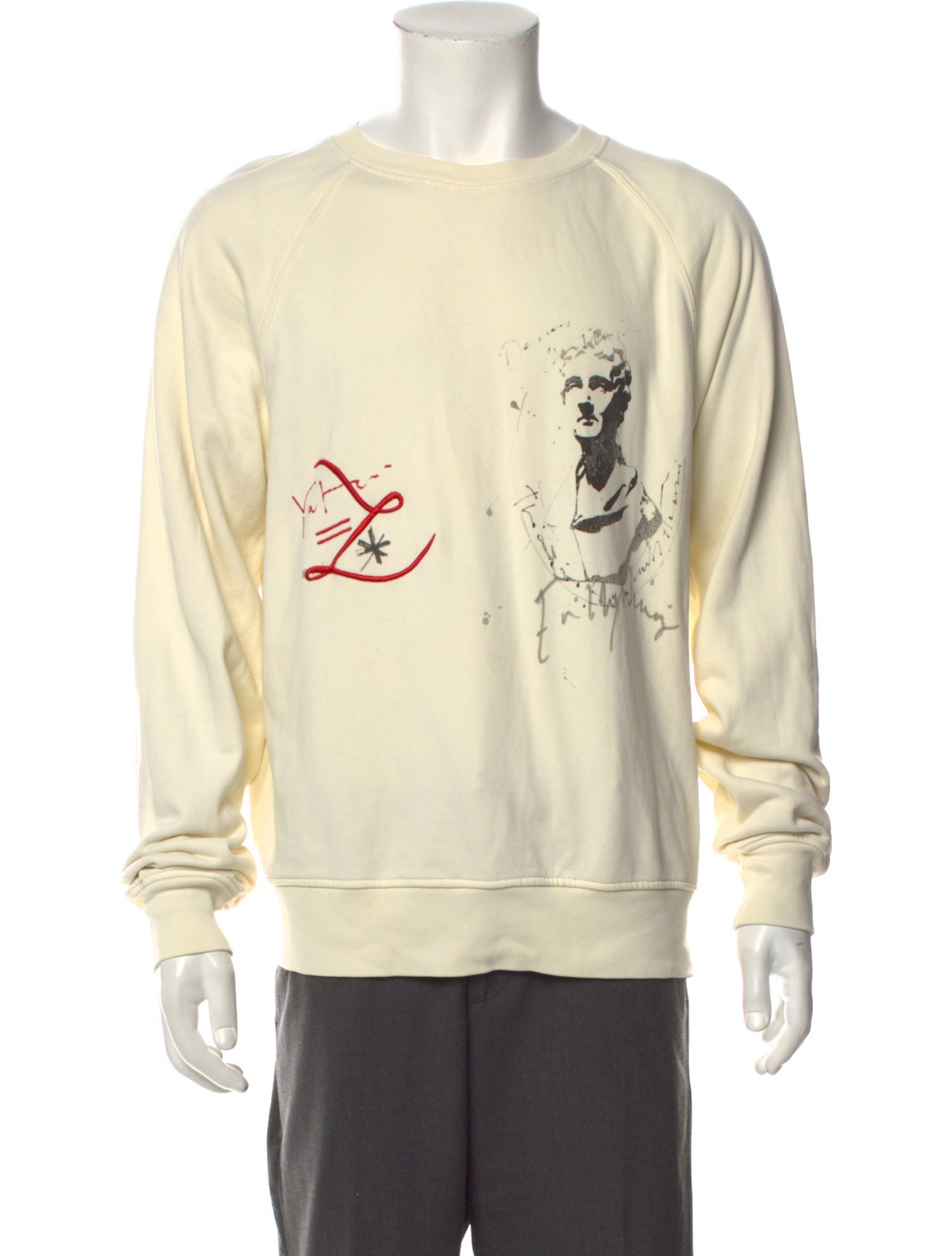 Burberry Graphic Print Crew Neck Sweatshirt - Neutrals Sweatshirts ...
