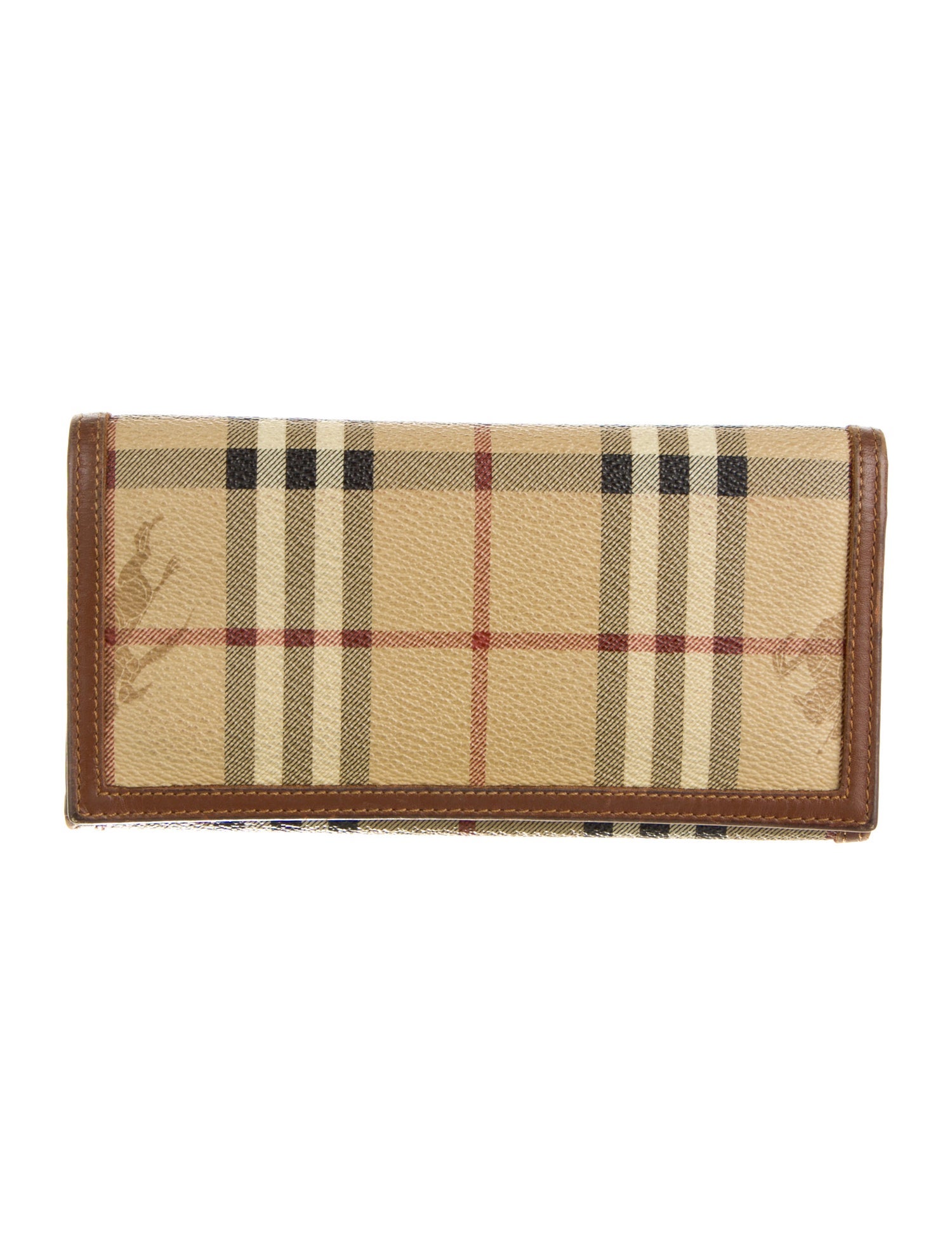 Burberry Plaid Print Bifold Wallet - Neutrals Wallets, Accessories ...