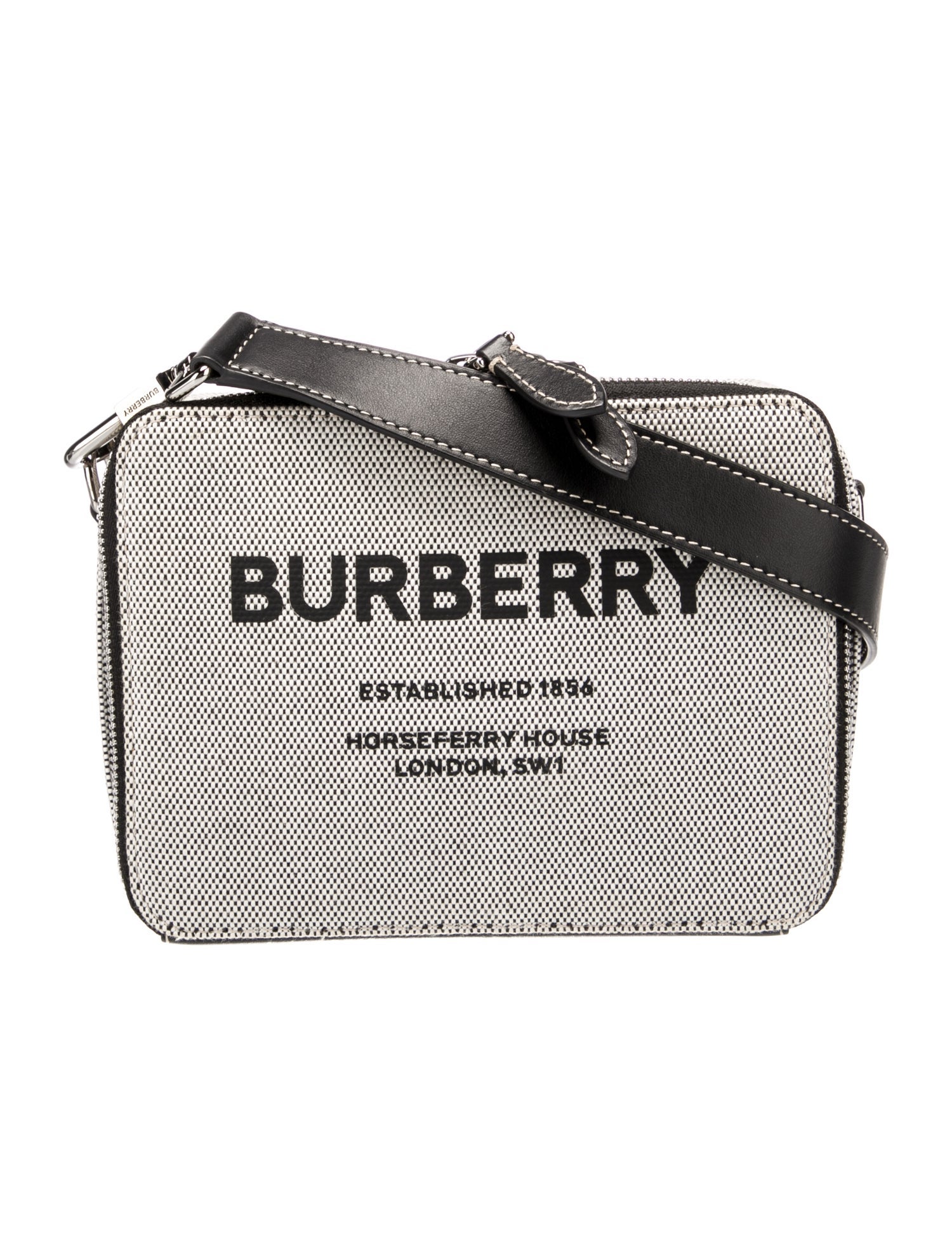 Burberry Burberry Canvas Crossbody Bag - Black Crossbody Bags, Handbags ...