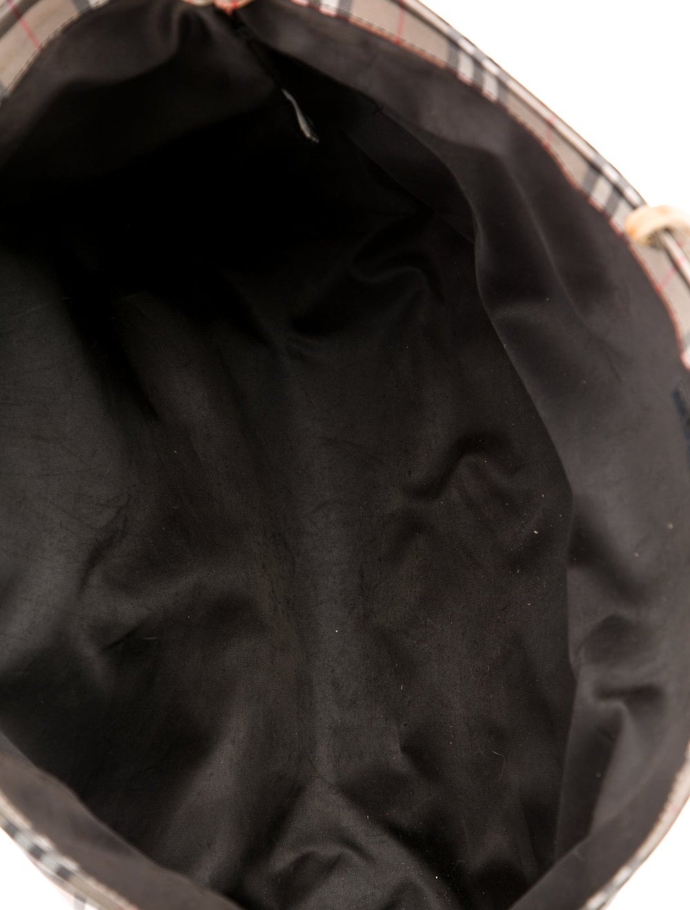 Burberry Canvas House Check Pattern Tote - Brown Totes, Handbags ...