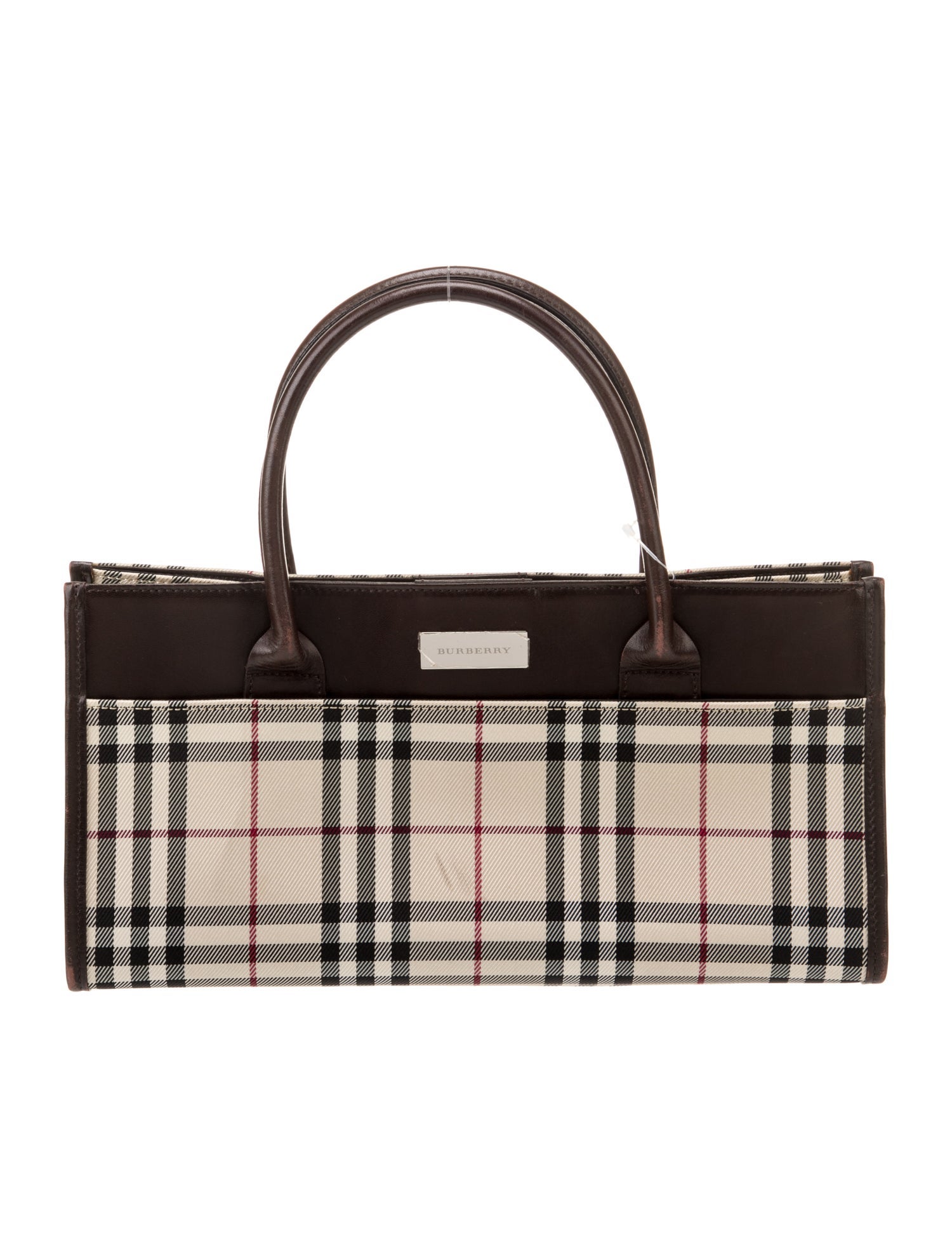 Burberry Canvas House Check Pattern - Neutrals Handle Bags, Handbags ...